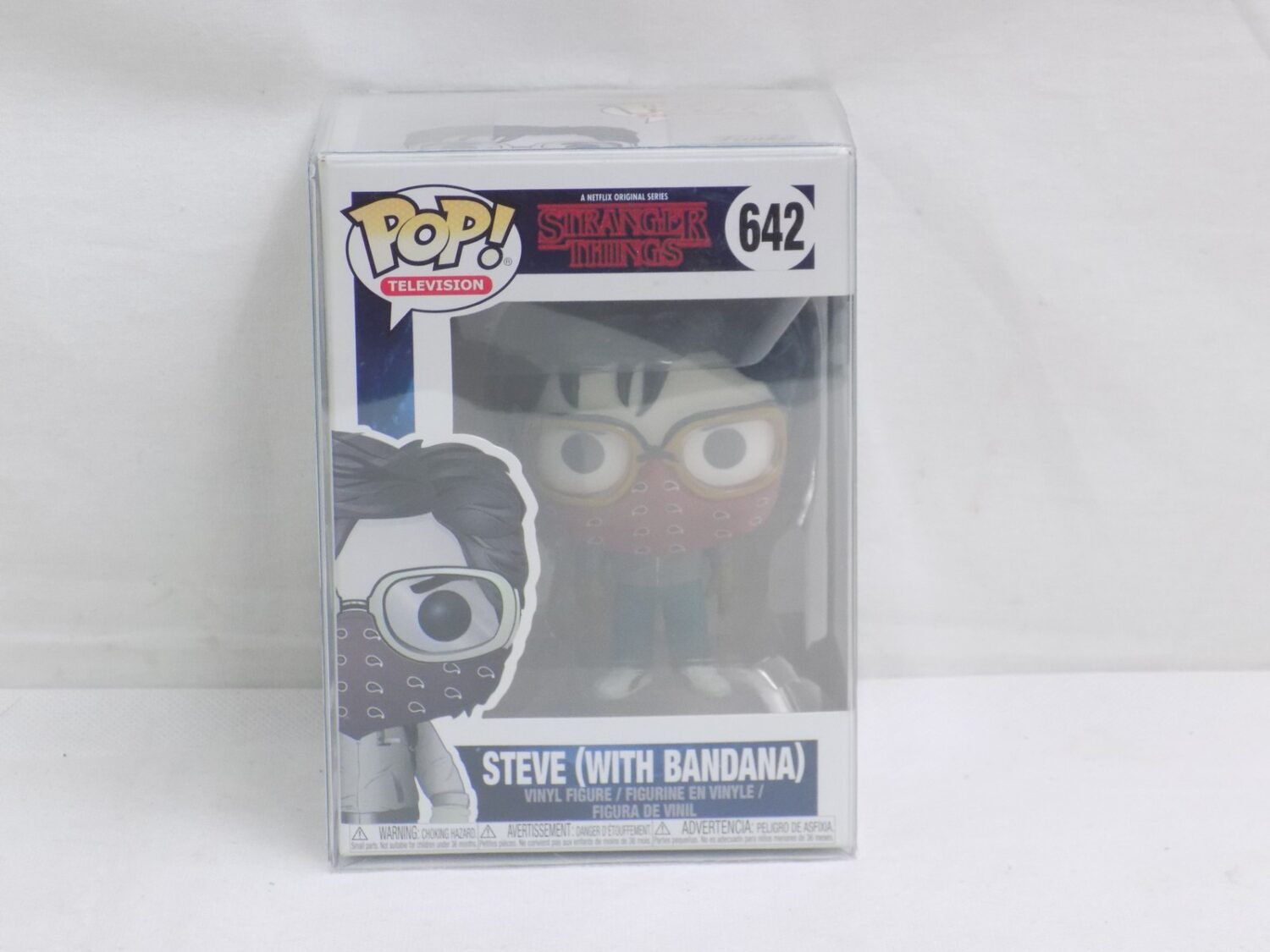 ( Sunfaded ) Funko Pop Stranger Things Steve (With Bandana) 642 Vinyl ...