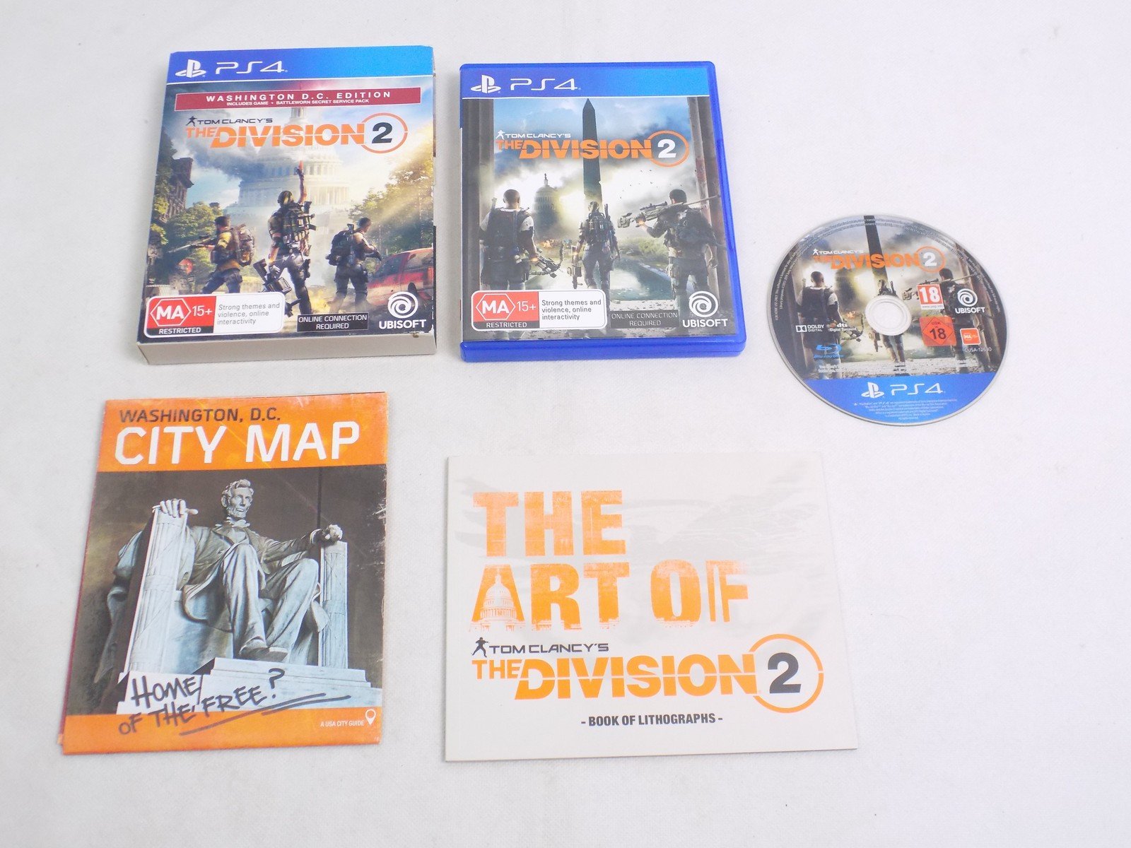 Mint Disc Playstation 4 Ps4 Tom Clancy's The Division 2 Washington D.C ...