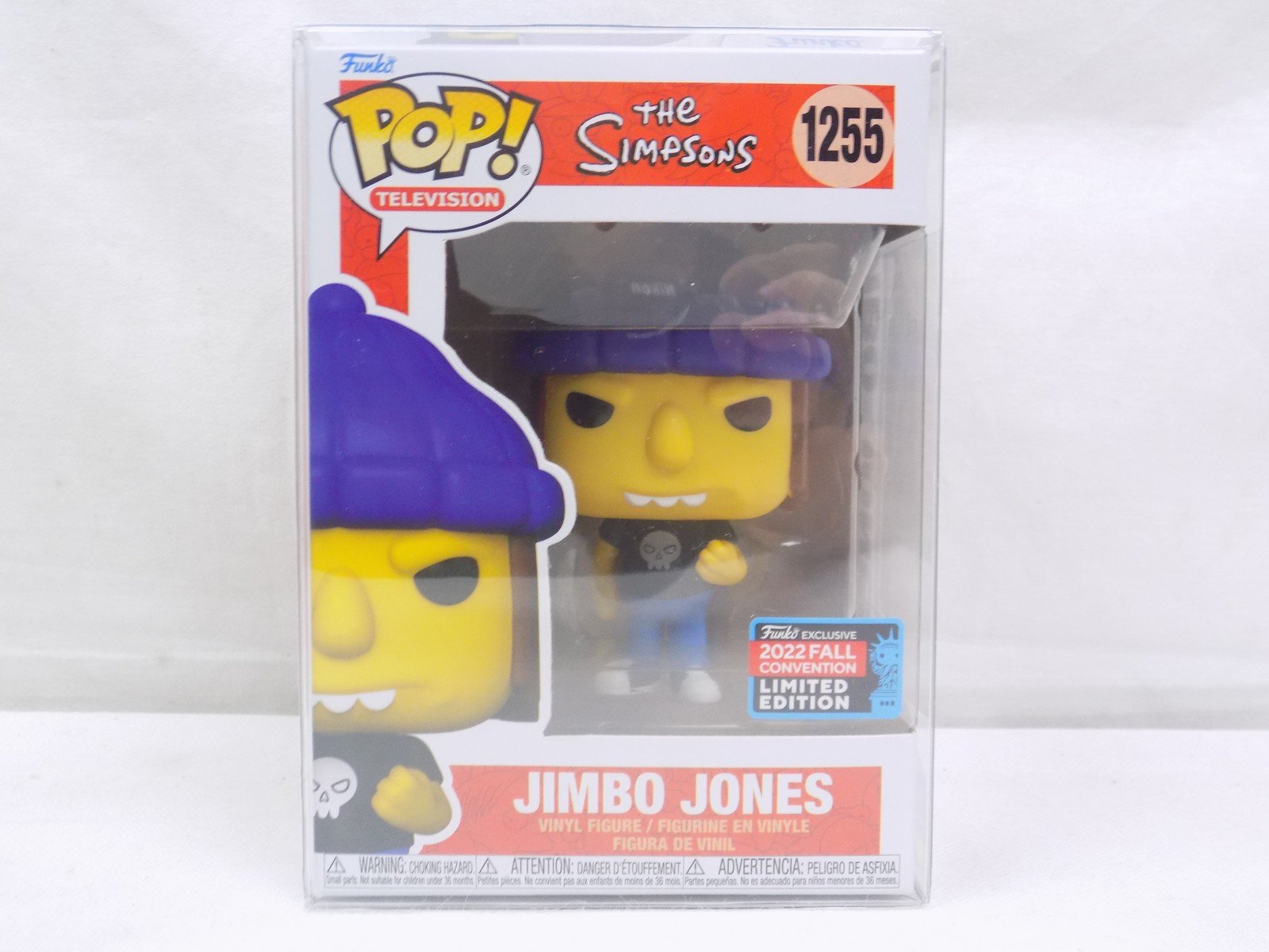 Brand New The Simpsons Jimbo Jones 1255 Funko Pop Figure - Starboard Games