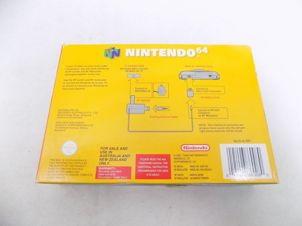 Boxed Genuine Nintendo 64 RF Switch / RF Modulator - Starboard Games