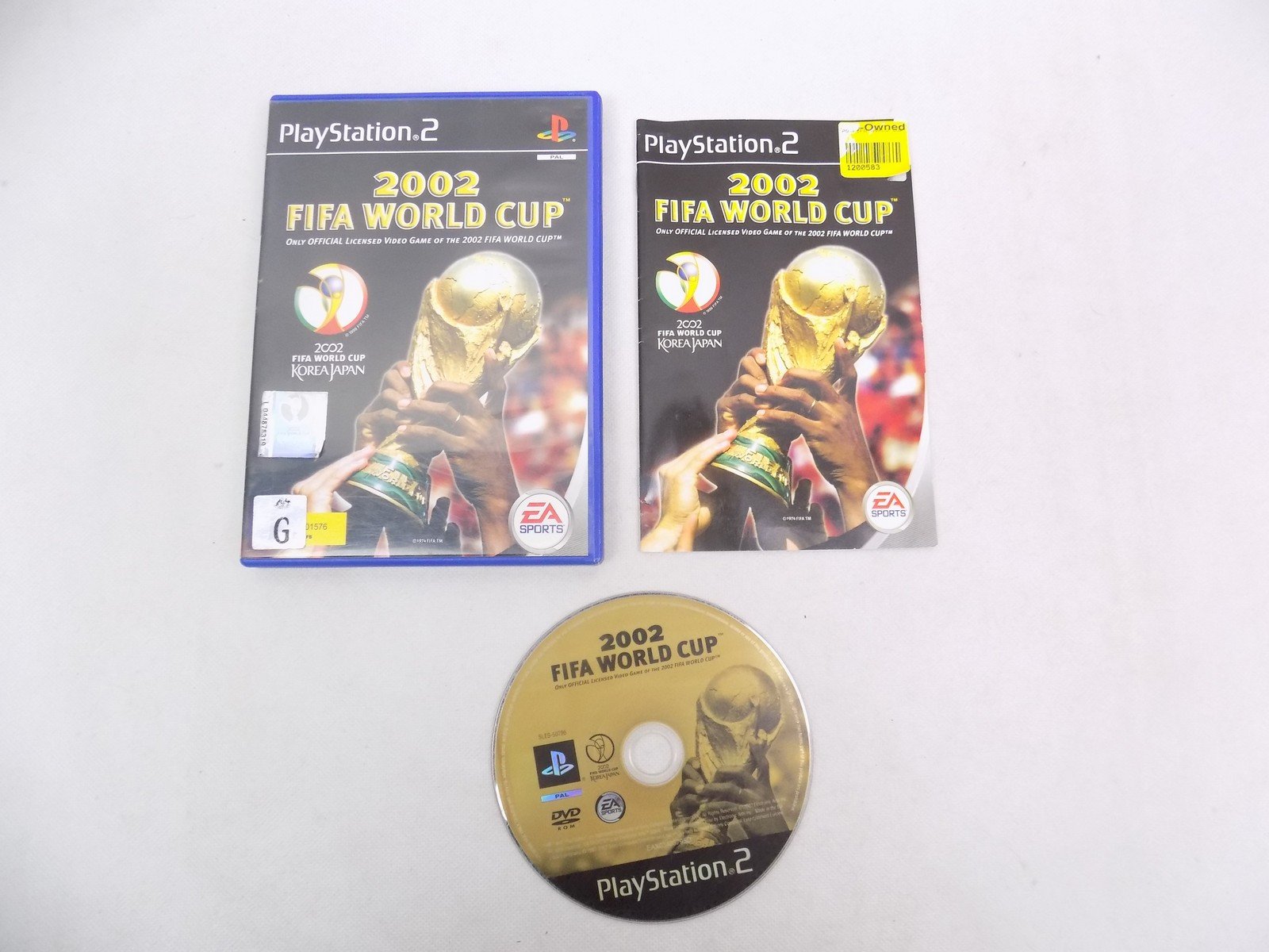 Mint Disc Playstation 2 Ps2 2002 Fifa World Cup - Inc Manual Free ...