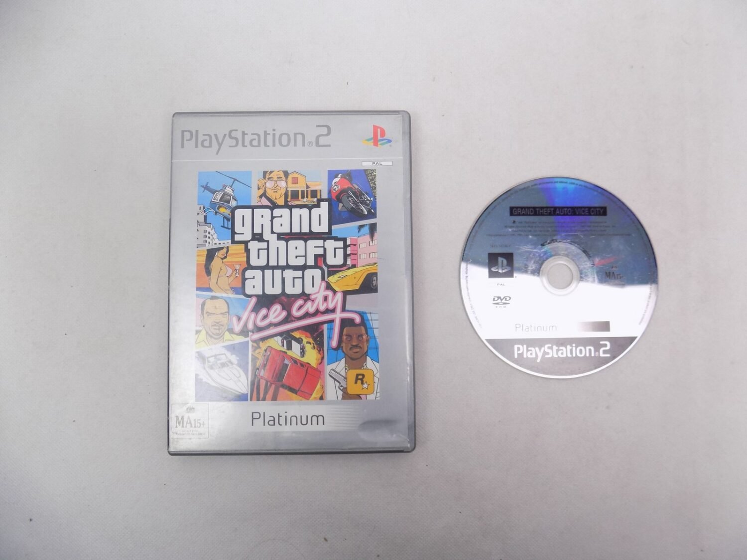 Mint Disc Playstation 2 Ps2 Platinum Grand Theft Auto Vice City - No ...