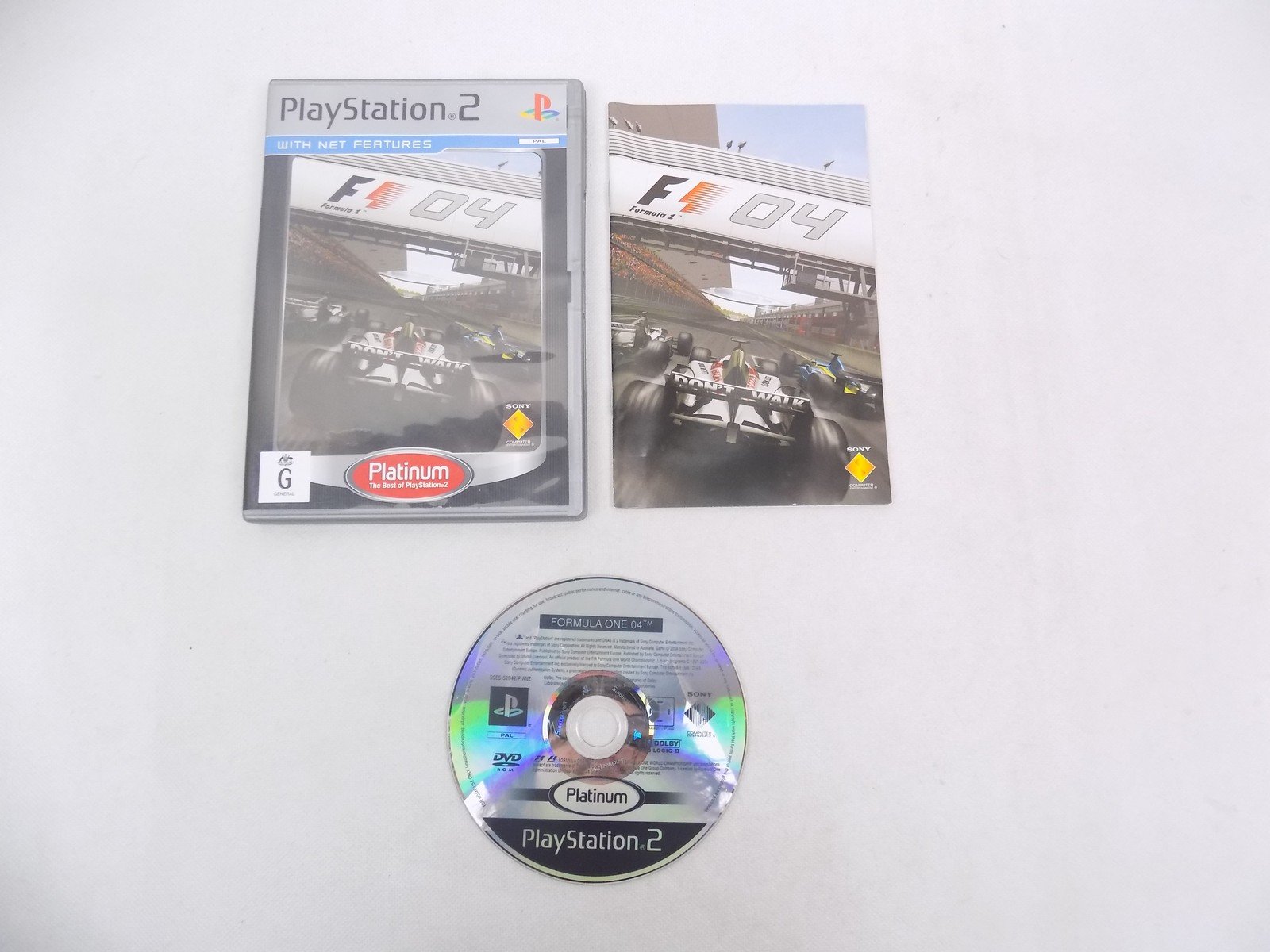 Mint Disc Playstation 2 Ps2 Platinum Formula 1 04 Free Postage ...