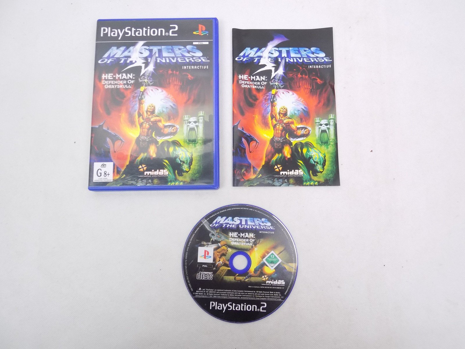 Mint Disc Playstation 2 Ps2 Masters of the Universe - He Man Defender ...