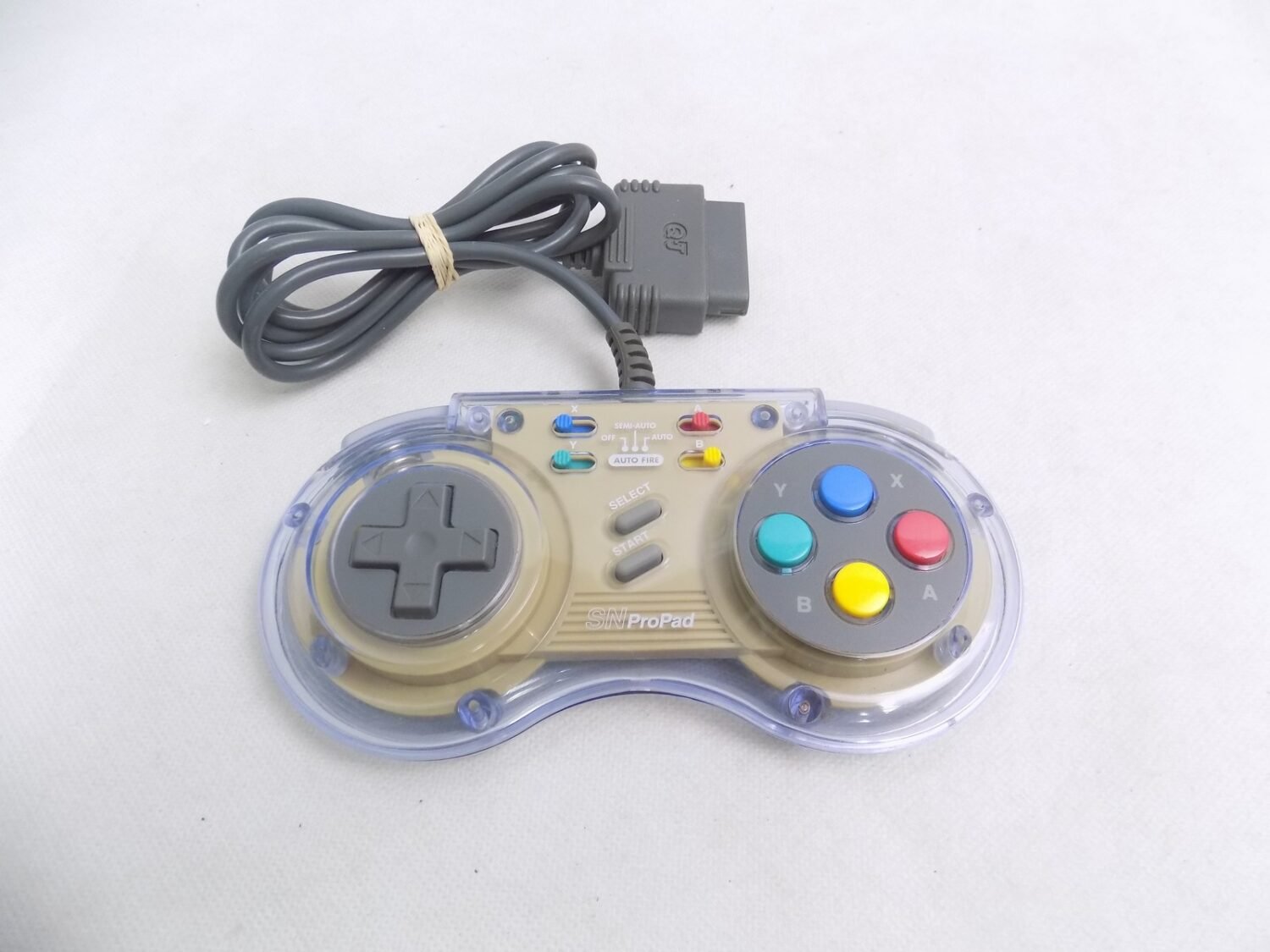 Super Nintendo SN ProPad Clear Gamepad Controller - Starboard Games
