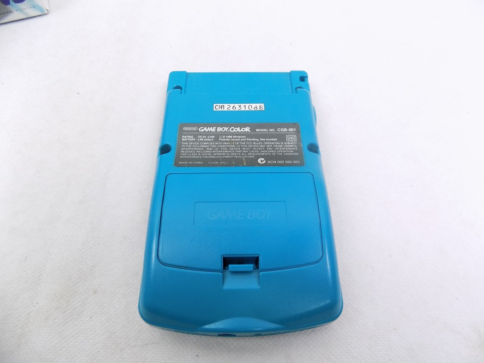 Like New Australian Boxed Nintendo Game Boy Gameboy Color Teal Hand ...