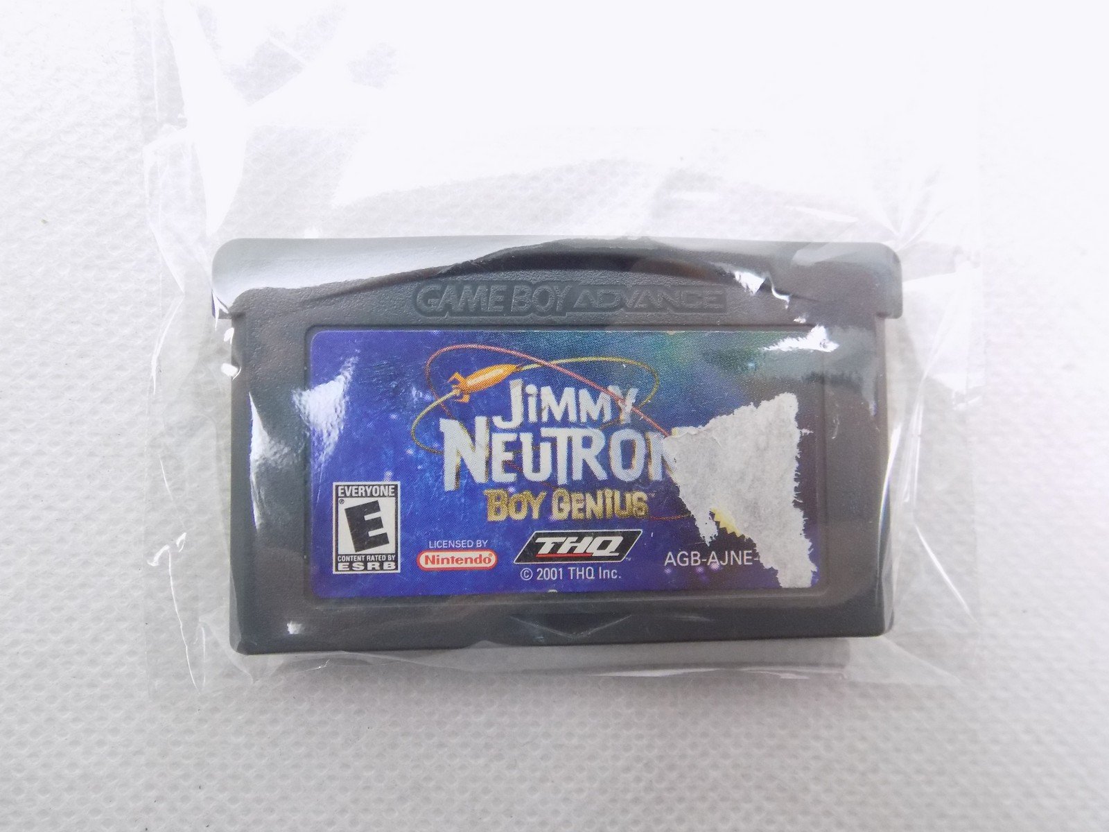 Gameboy Advance GBA Cartridge Only Jimmy Neutron Boy Genius - Starboard ...