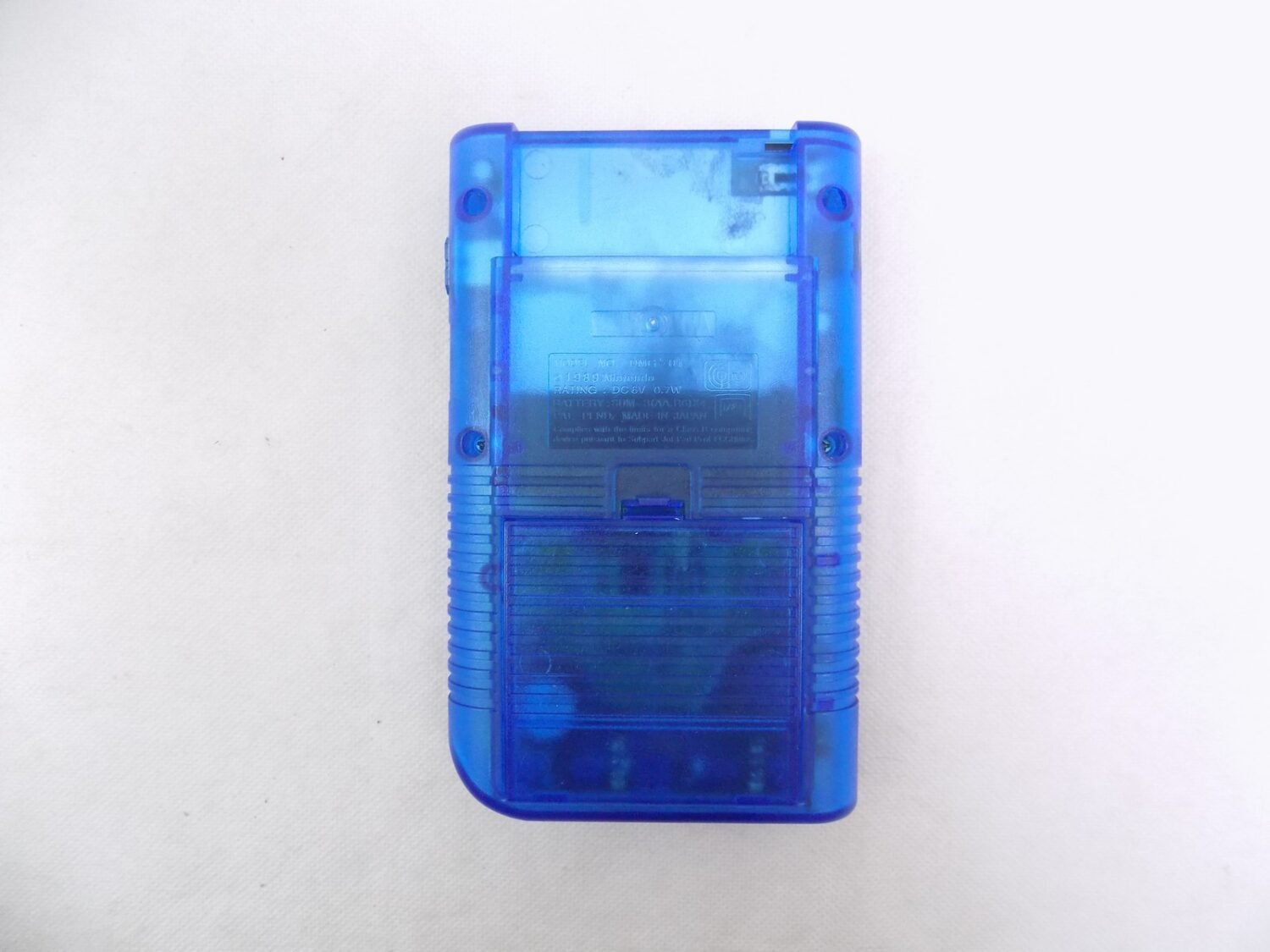 Like New Gameboy Game Boy Original Clear Blue Handheld Console ...