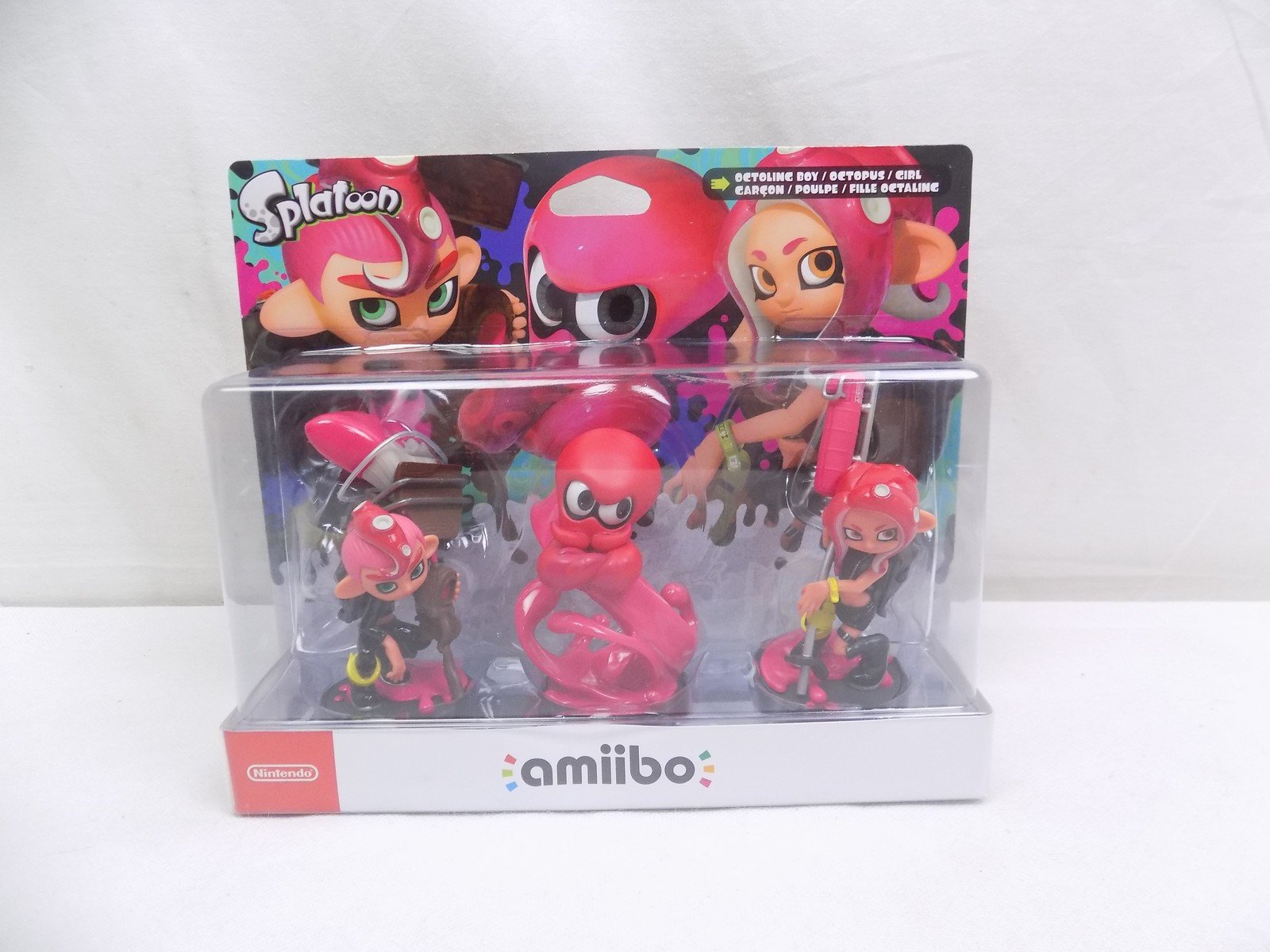 Brand New Boxed Nintendo Amiibo Splatoon Octoling Boy / Octopus / Girl ...