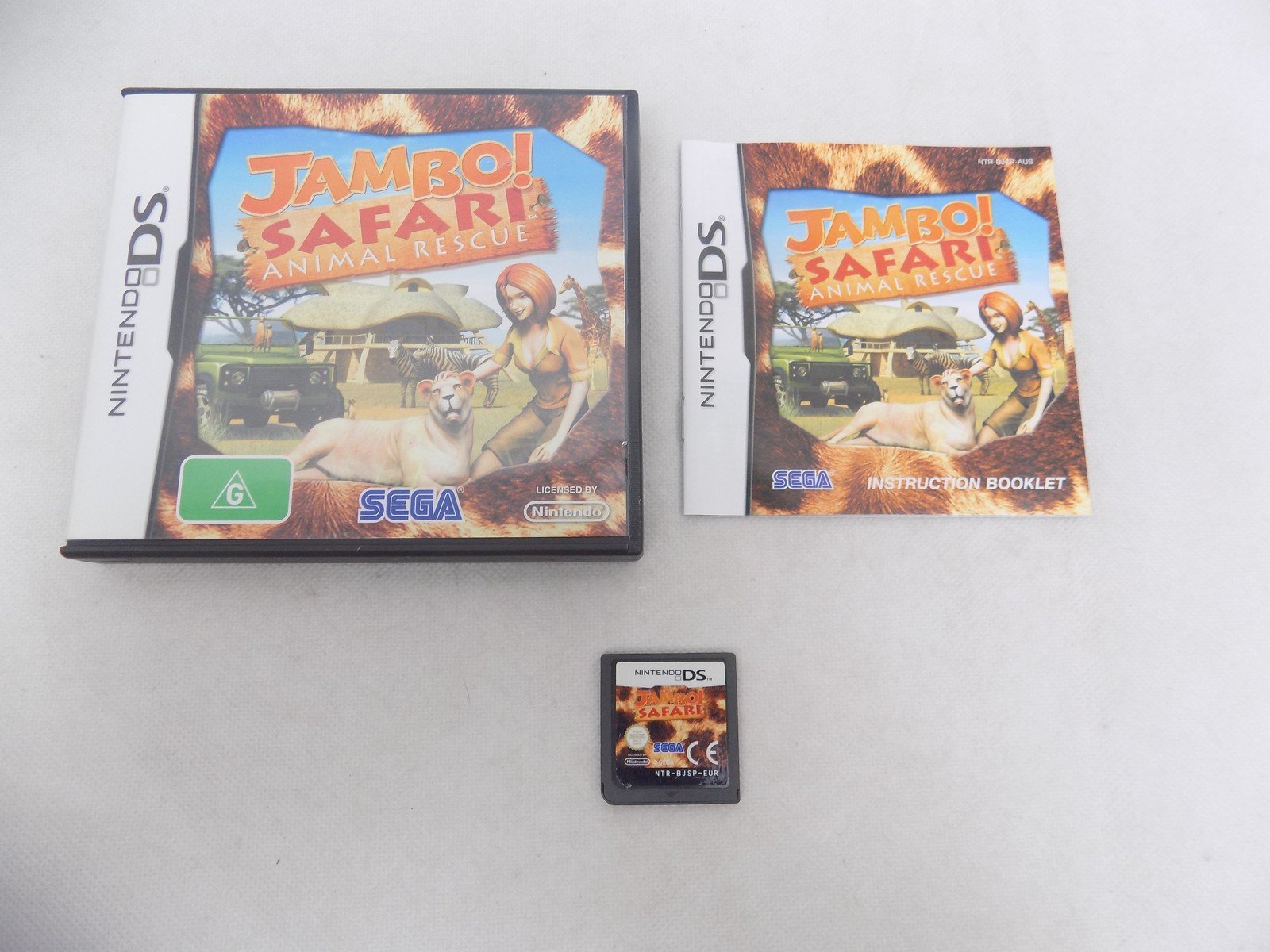 Like New Nintendo DS / 2DS / 3DS Jambo! Safari Animal Rescue - Inc ...