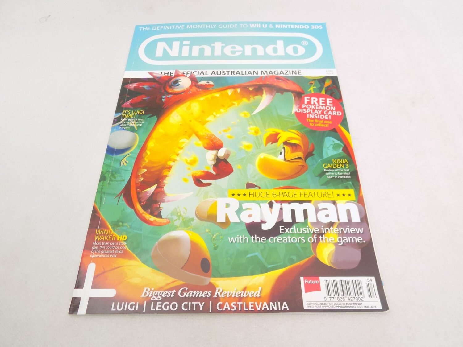 Nintendo Official Australian Magazine Featuring Rayman #154 April Issue ...