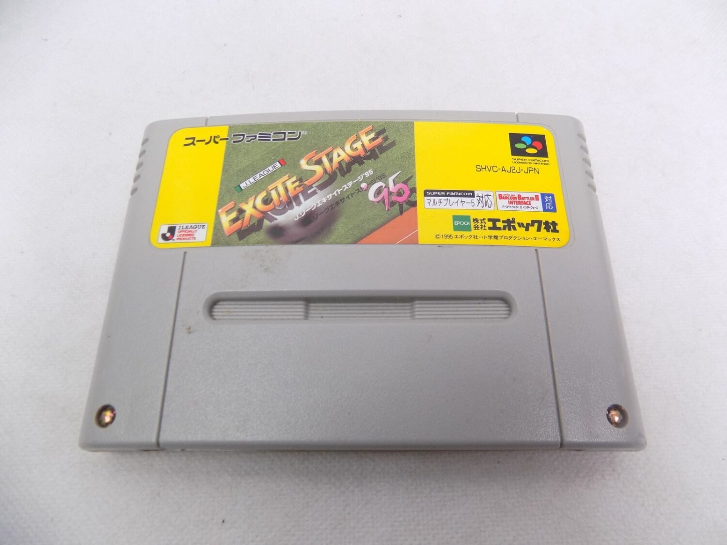 Like New Nintendo Super Famicom SNES Cart Excite Stage 95 SHVC-AJ2J-JPN ...