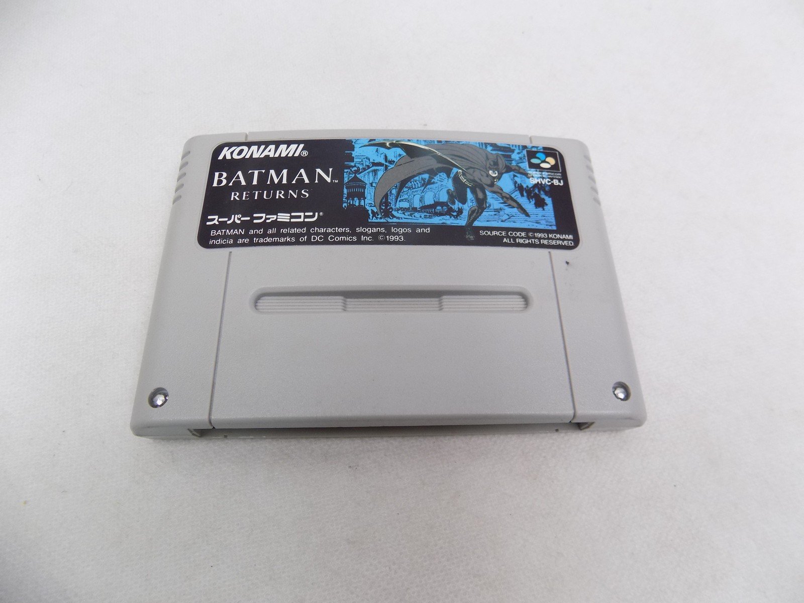 Like New Nintendo Super Famicom SNES Cart Batman Returns SHVC-BJ Japan ...
