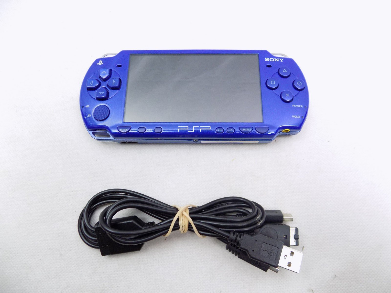 Grade B Playstation Portable PSP Blue 2000 Model Handheld Console ...