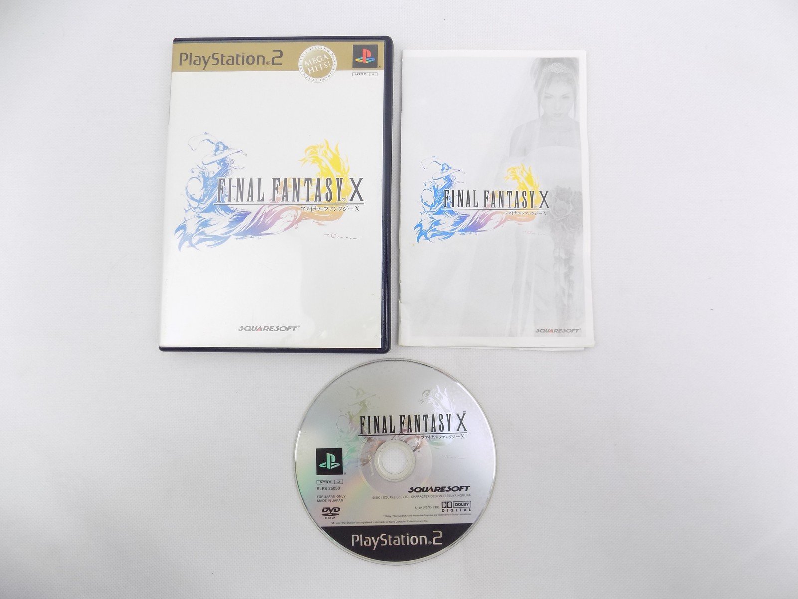 Mint Disc Playstation 2 Ps2 Mega Hits Final Fantasy X 10 NTSC-J Japan ...