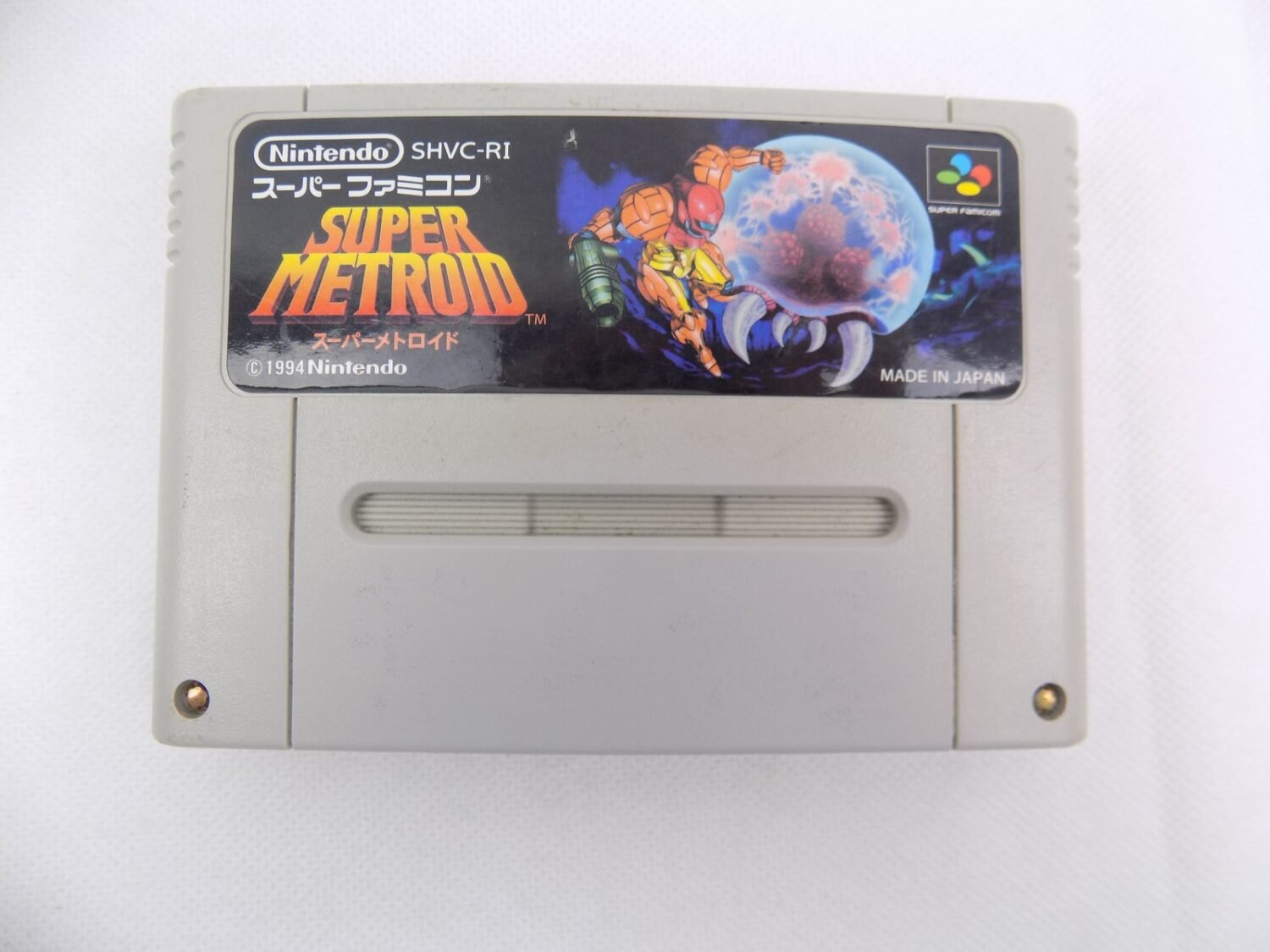 Nintendo Super Famicom SNES Cart Super Metroid SHVC-RI NTSC-J Japan ...