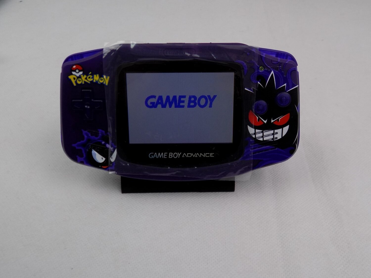 Like New Gameboy Advance GBA Gengar & Ghastly IPS Screen Mod Pokemon ...