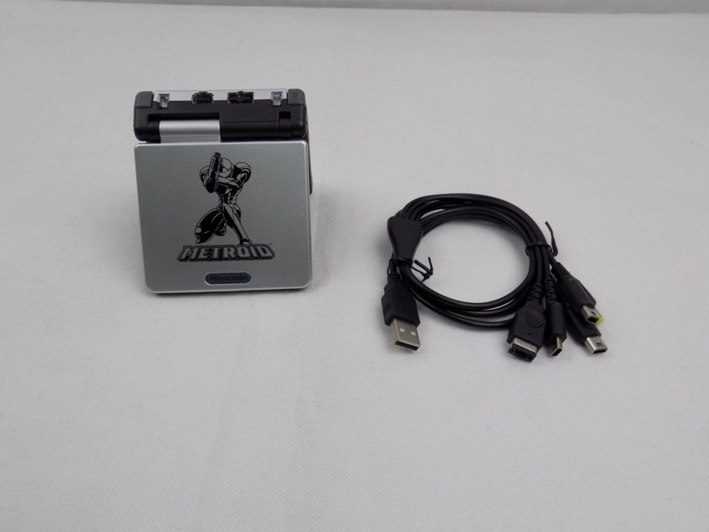 Like New Gameboy Advance SP GBA Metroid Handheld Console + Charger ...