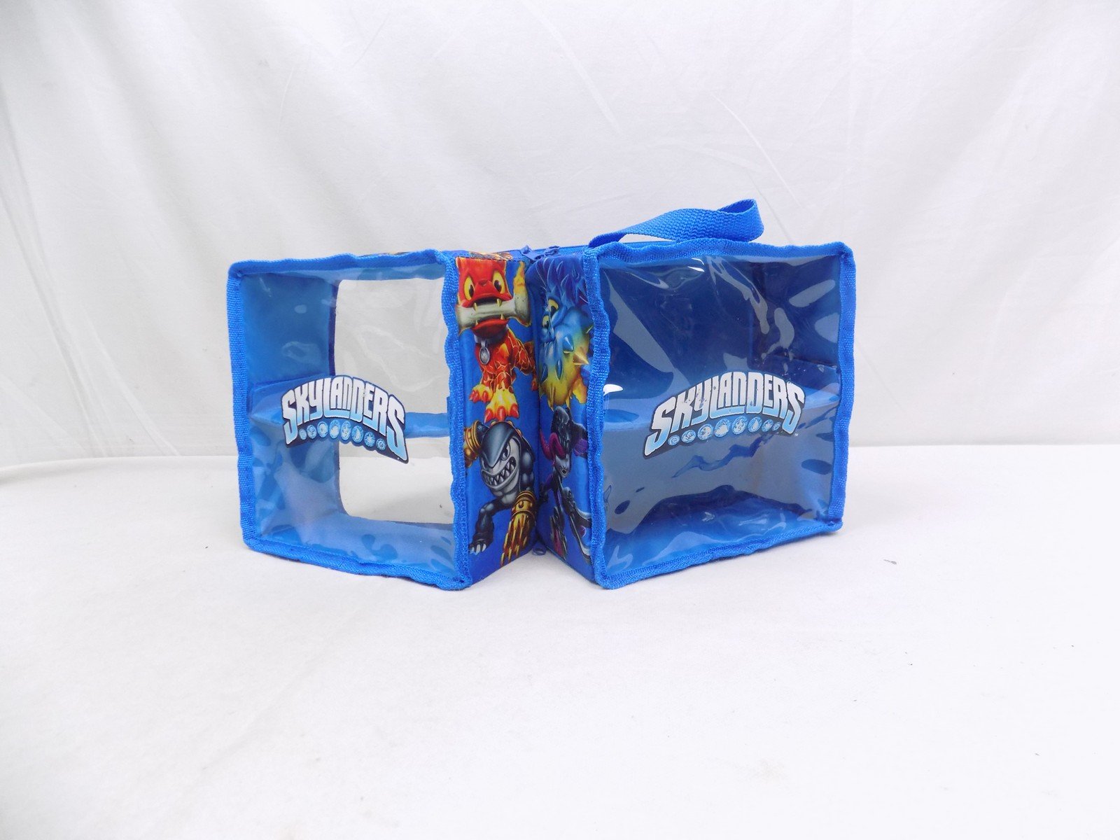 Skylanders Show and Go Display Carrying Carry Case Bue Storage ...