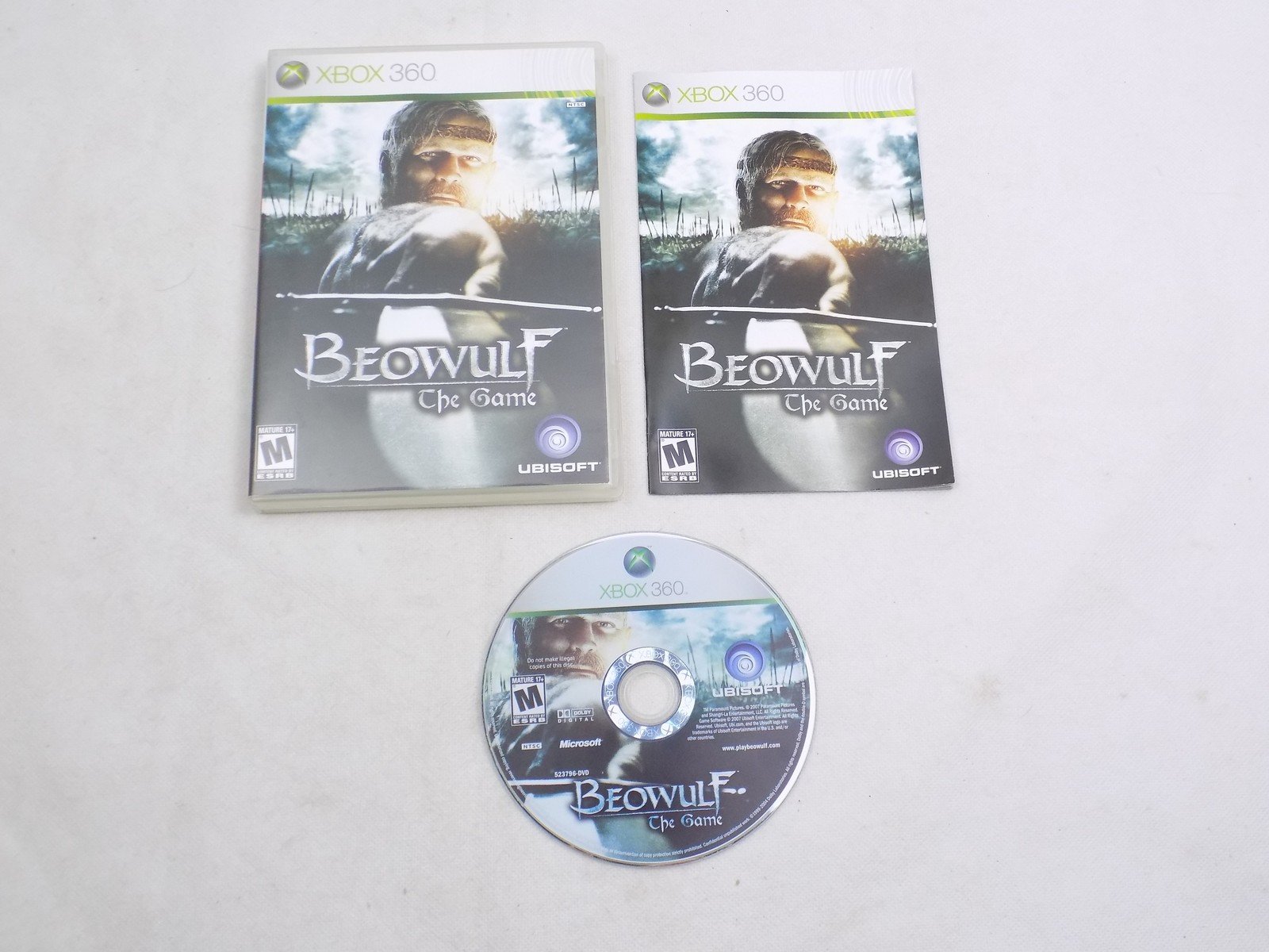 Mint Disc Xbox 360 Beowulf The Game NTSC - Inc Manual - Starboard Games