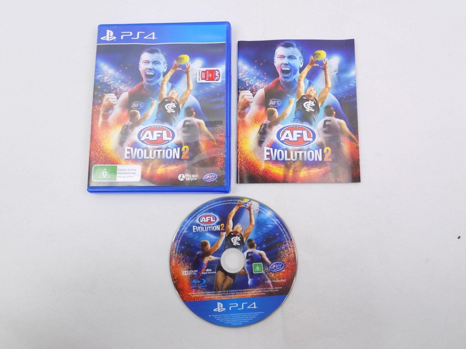 Mint Disc Playstation 4 PS4 AFL Evolution 2 II - Free Postage ...