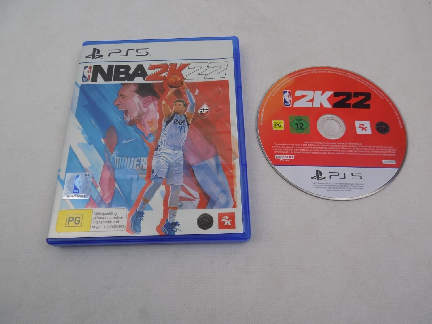 Mint Disc Playstation 5 Ps5 NBA 2K22 . - Starboard Games