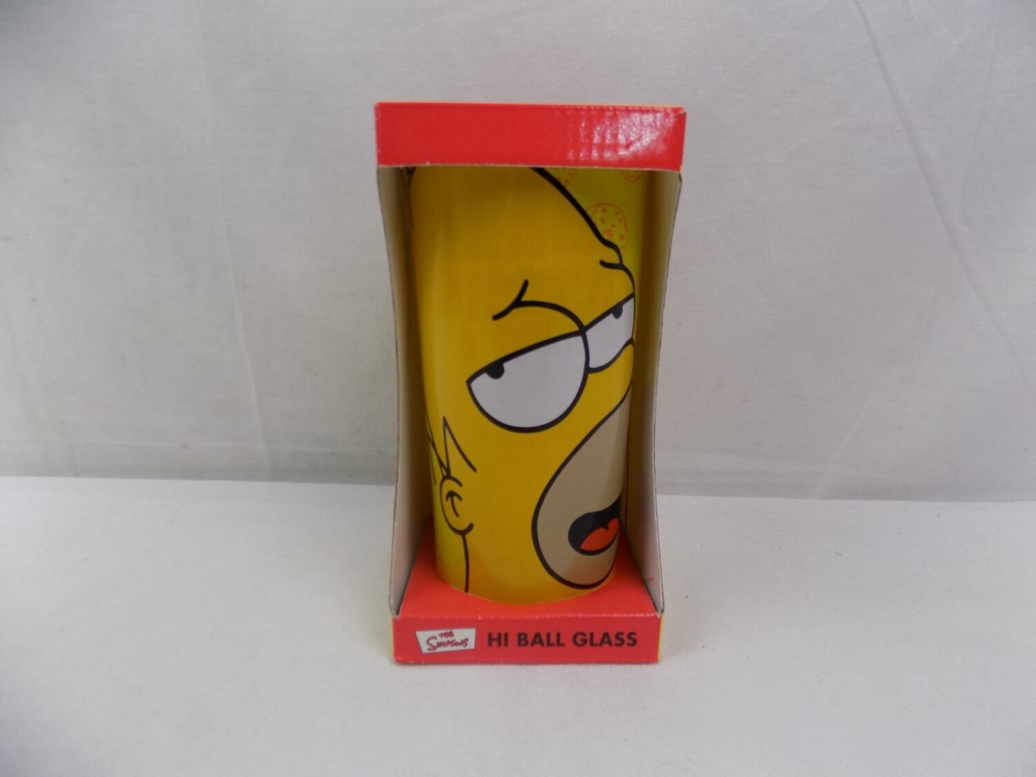 Brand New The Simpsons Hi Ball Glass Homer Simpson Drink Cup 6 ...