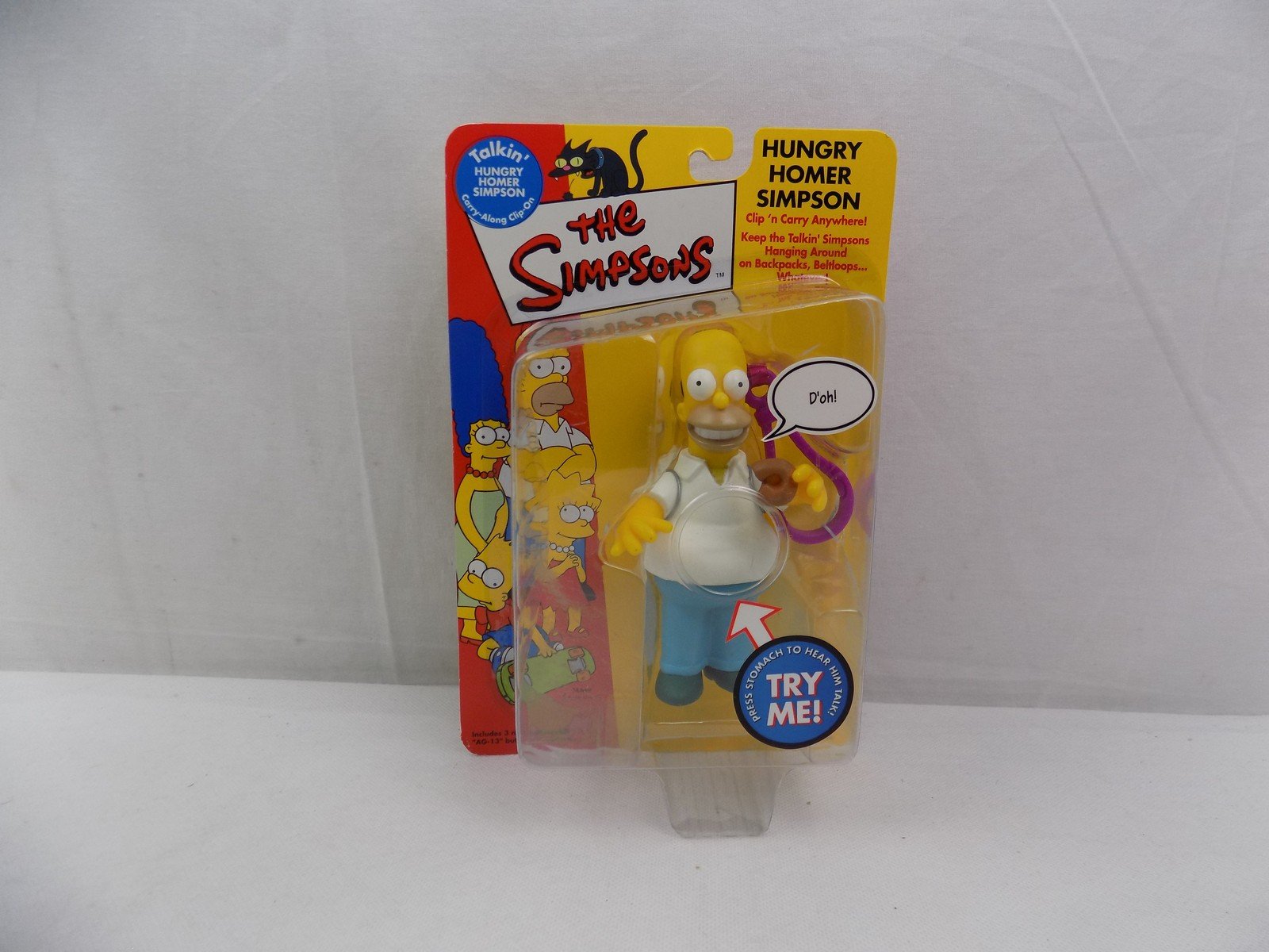 Brand New Sealed Hungry Homer Simpson The Simpsons Clip 'n Carry ...
