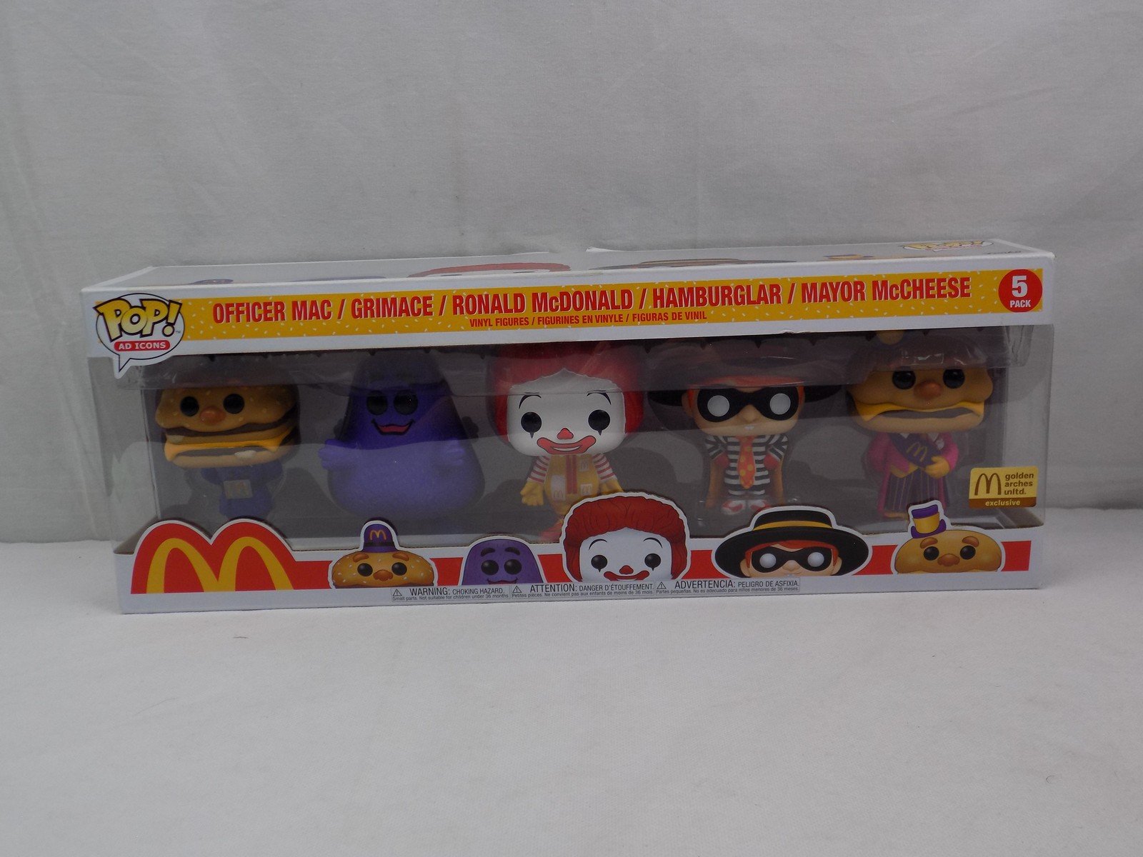 Brand New Funko Officer Mac/Grimace/Ronald McDonald/Hamburglar/Mayor ...