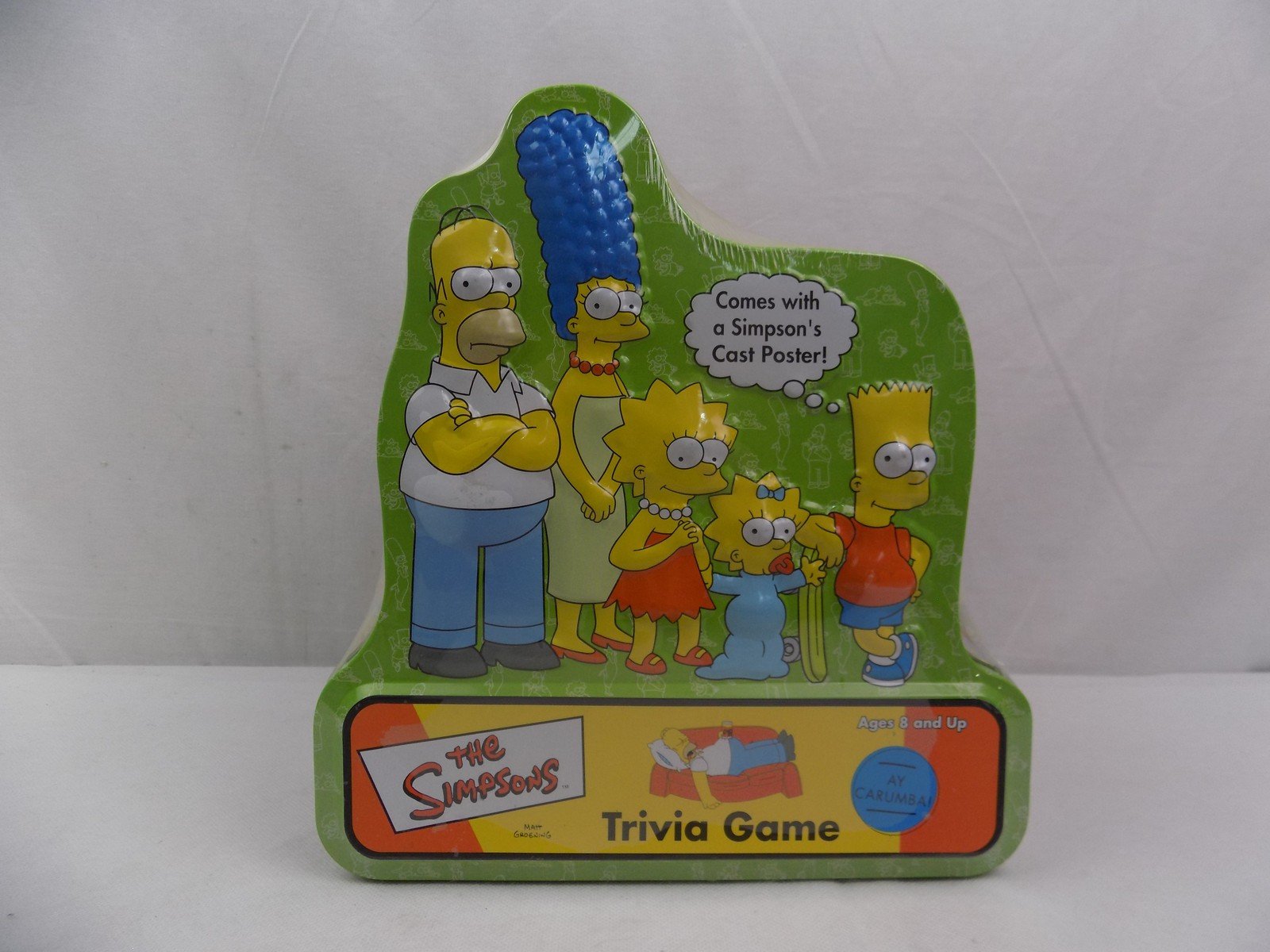 Brand New Sealed The Simpsons Trivia Game II Collector's Tinned Green ...
