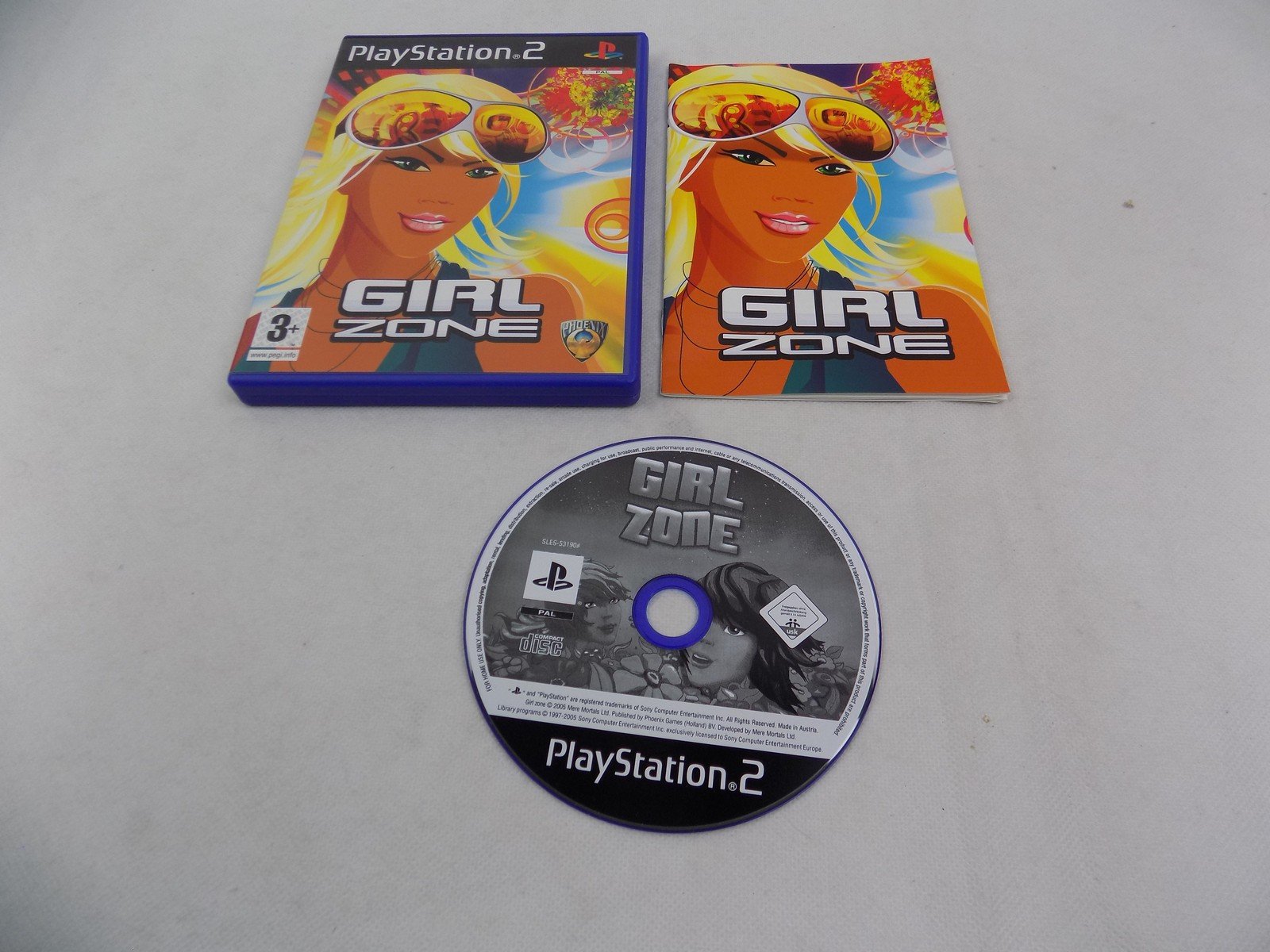 Mint Disc Playstation 2 Ps2 Limited Edition Cover Girl Zone - Inc ...