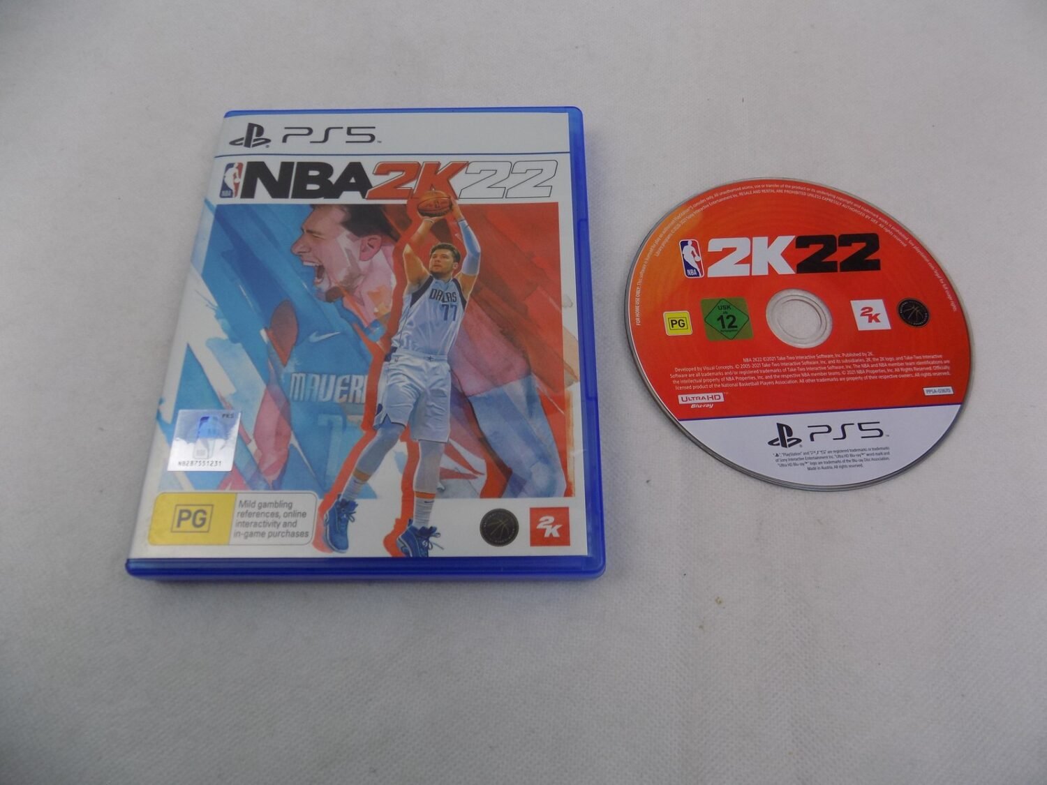 Mint Disc Playstation 5 Ps5 NBA 2K22 - Free Postage. - Starboard Games