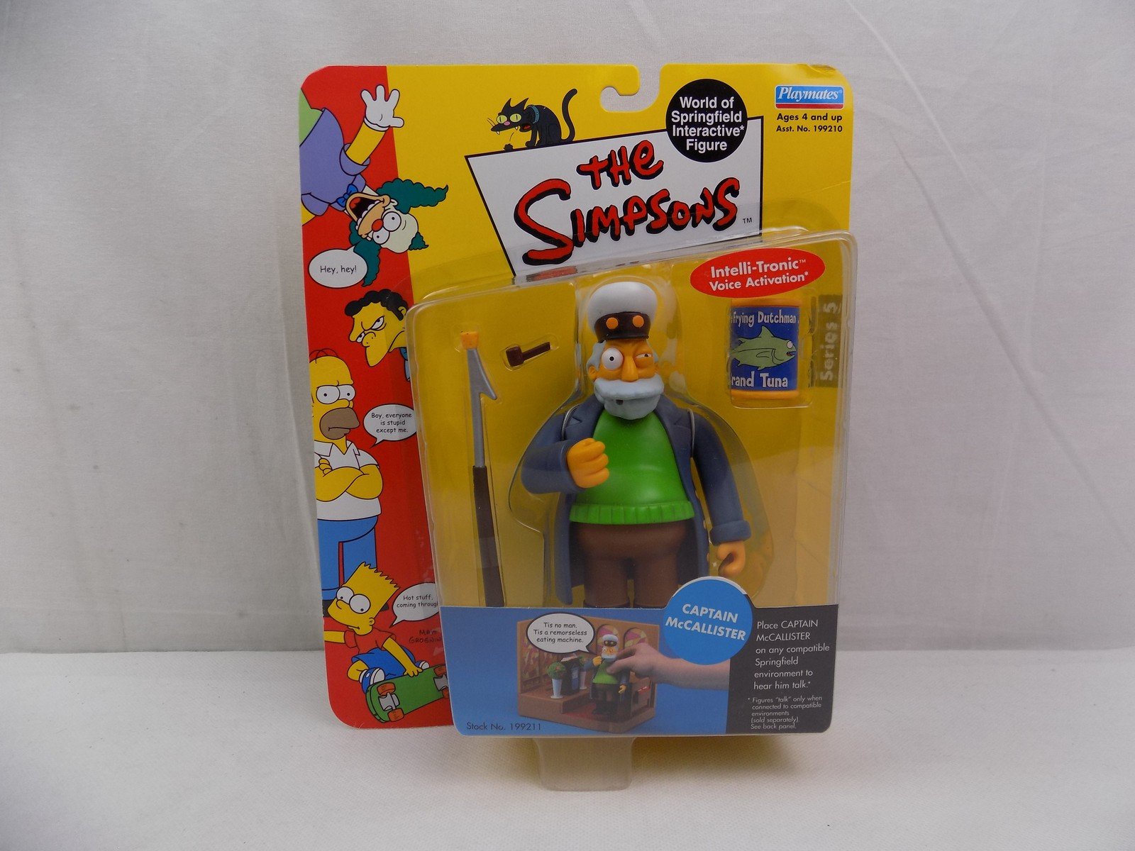 Brand New Sealed The Simpsons Captain McCallister Playmates Action ...