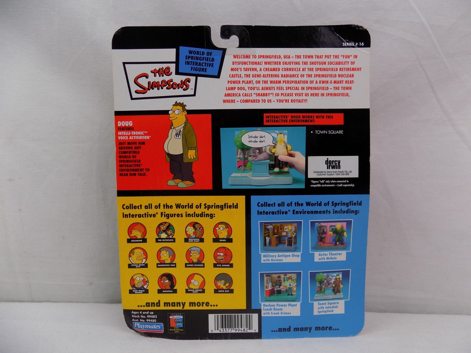 Brand New Sealed The Simpsons Doug Playmates Action Figure Figurine ...