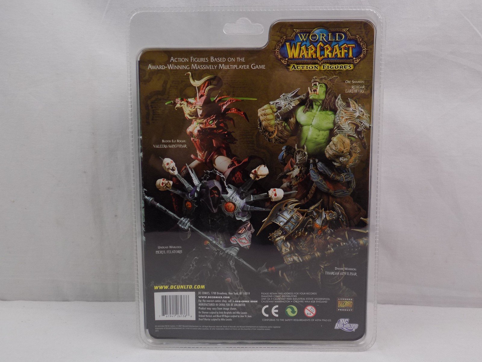 Like New Sealed WOW World of Warcraft Series 1 Undead Warrior: Meryl ...