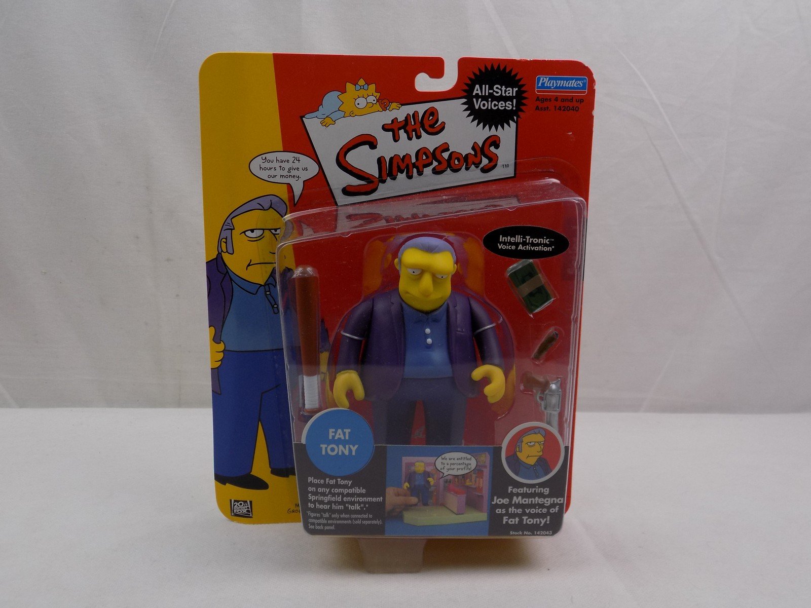 Brand New Sealed The Simpsons Fat Tony Playmates Figure Figurine 2002 ...
