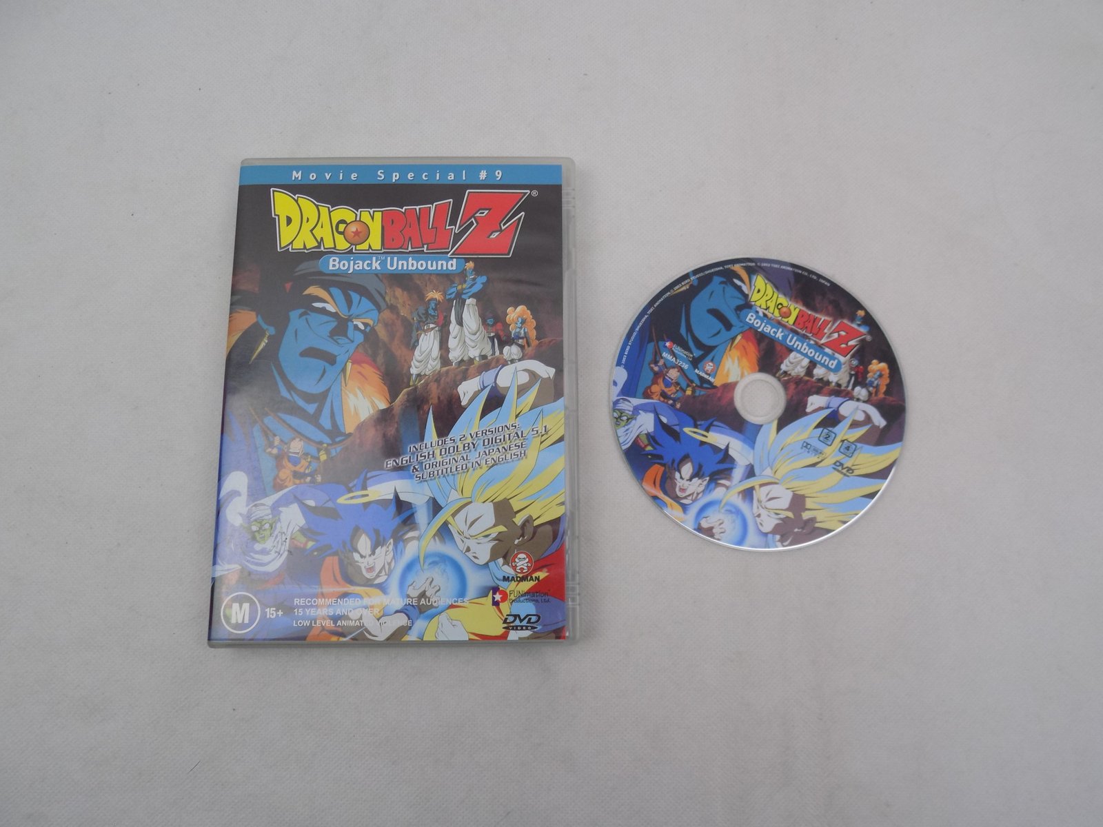 Mint Disc Dragonball Z Bojack Unbound DVD - Starboard Games