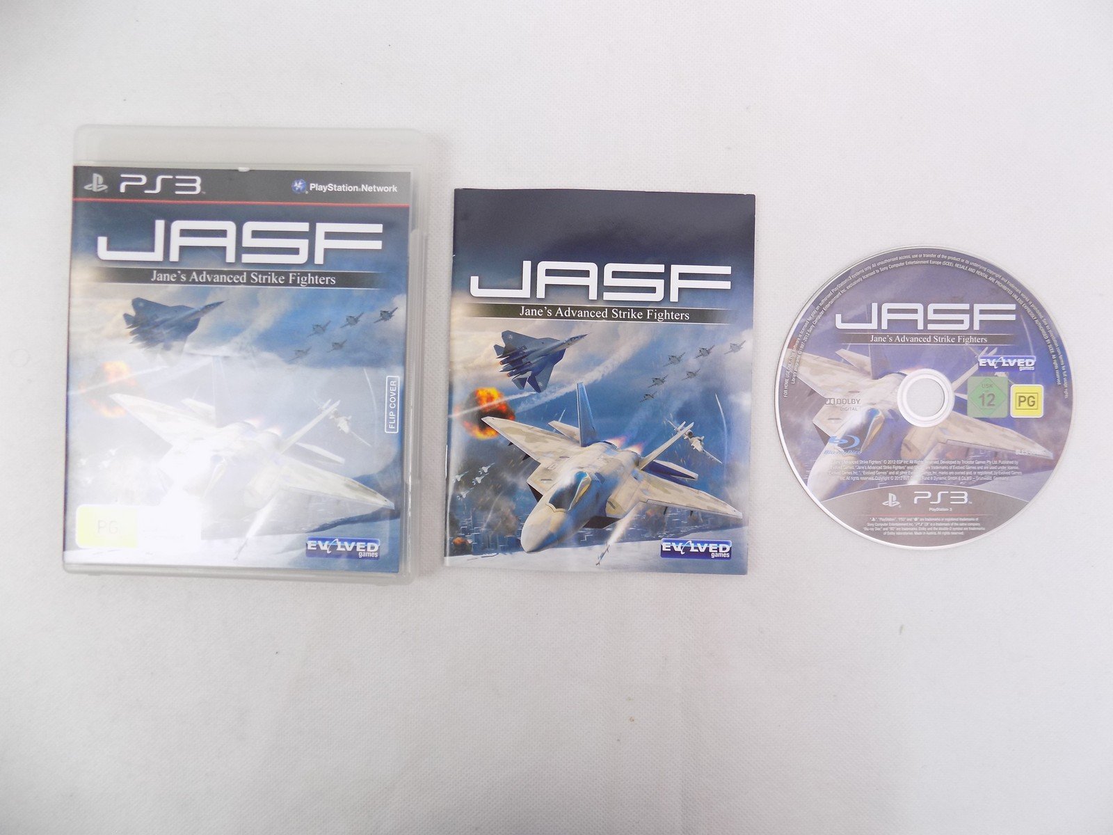 Mint Disc Playstation 3 Ps3 JASF Jane's Advanced Strike Fihters - Inc ...
