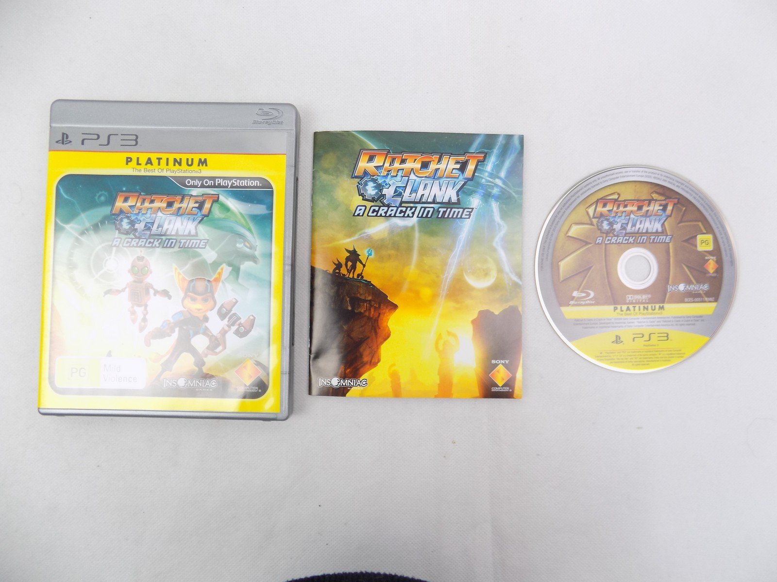 Mint Disc Playstation 3 Ps3 Platinum Ratchet & Clank a Crack in Time ...