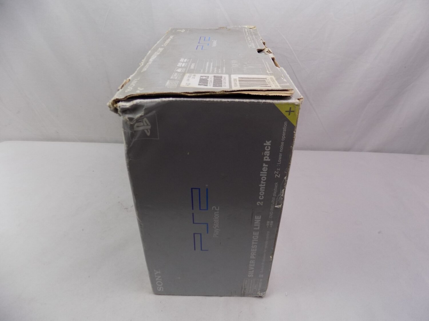 Boxed Playstation 2 PS2 Silver Console Prestige Line Bundle - Starboard ...