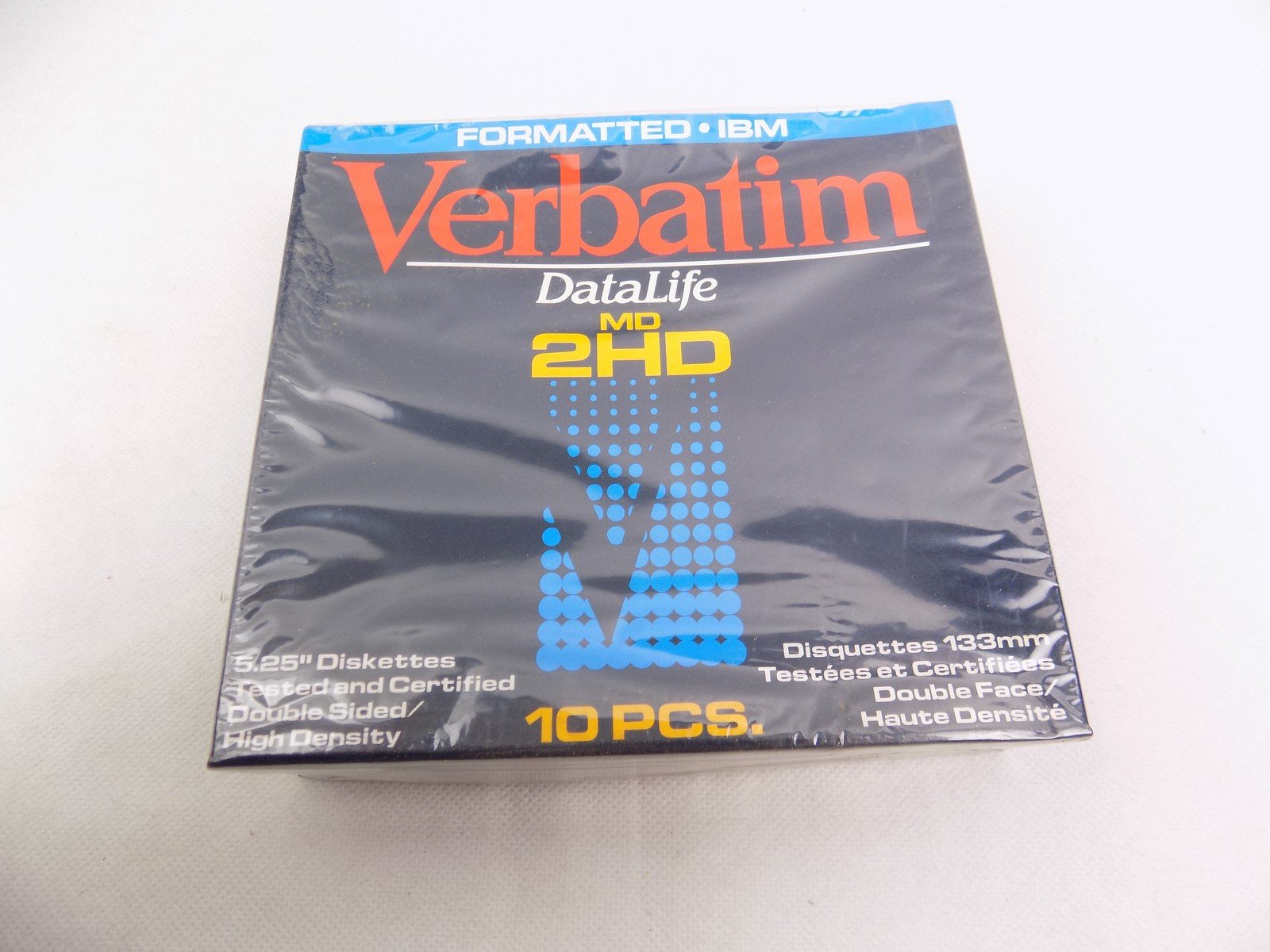Sealed 5.25" Verbatim MD 2HD 10 PCS - Starboard Games