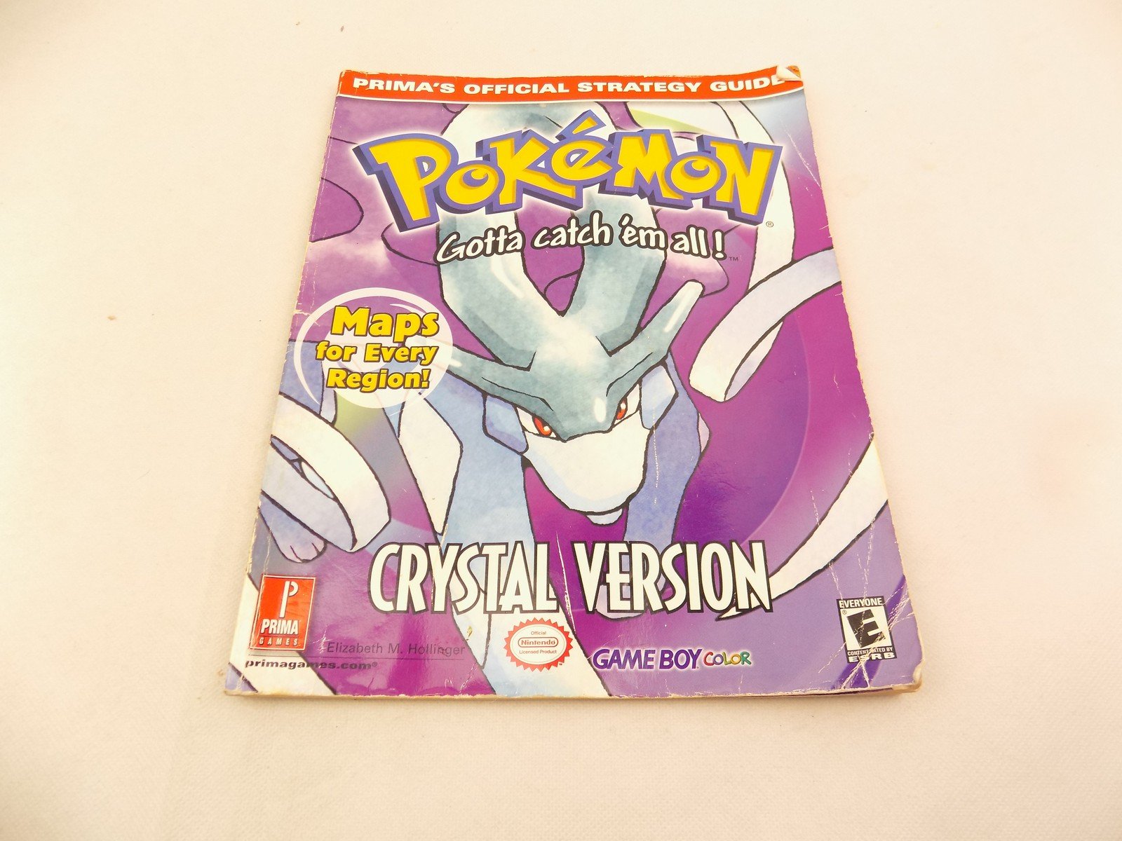 Pokemon Crystal Version Prima Official Strategy Guide Book - Starboard ...