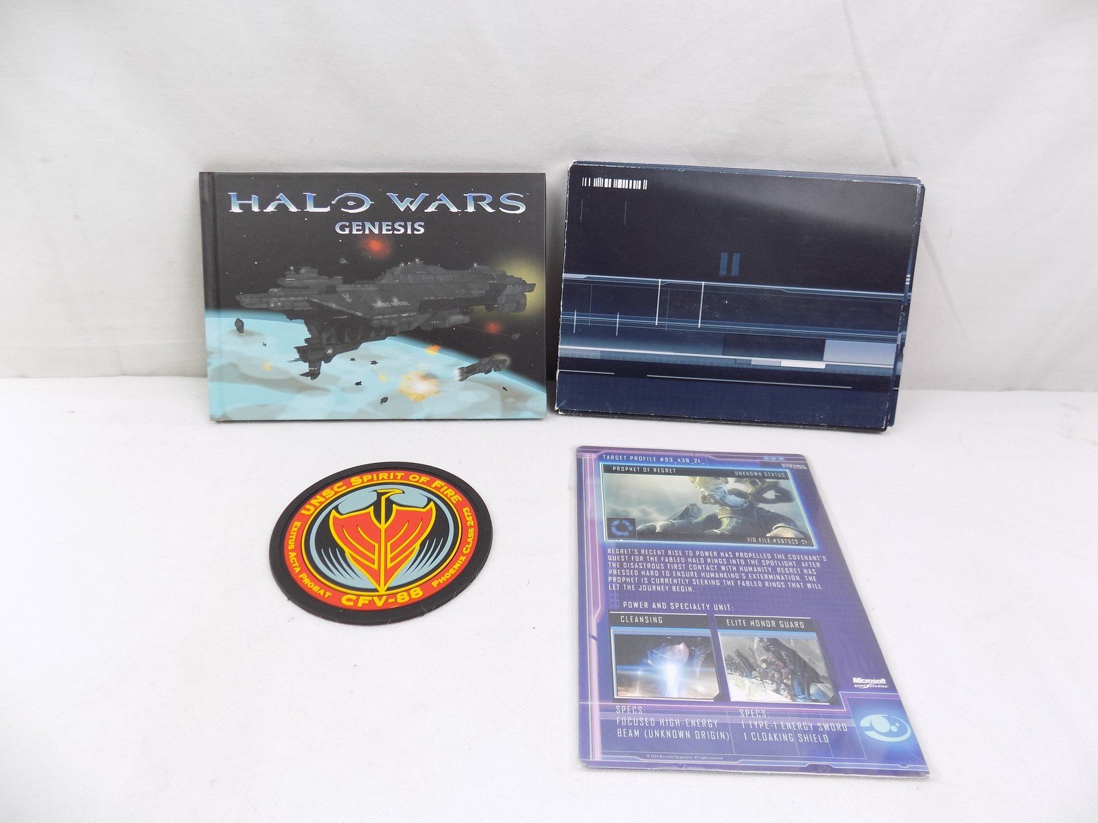 Halo Wars Genesis Comic Book and Character Cards - Starboard Games