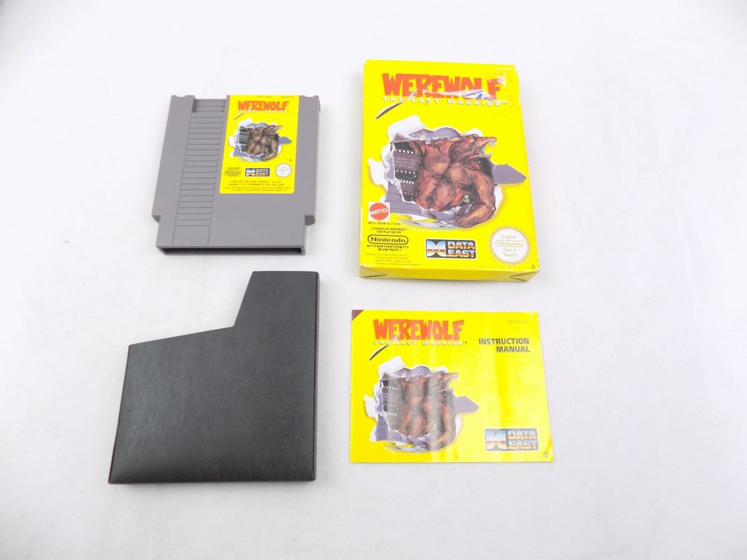 Boxed Nintendo Entertainment NES Werewolf the Last Warrior - Inc Manual ...