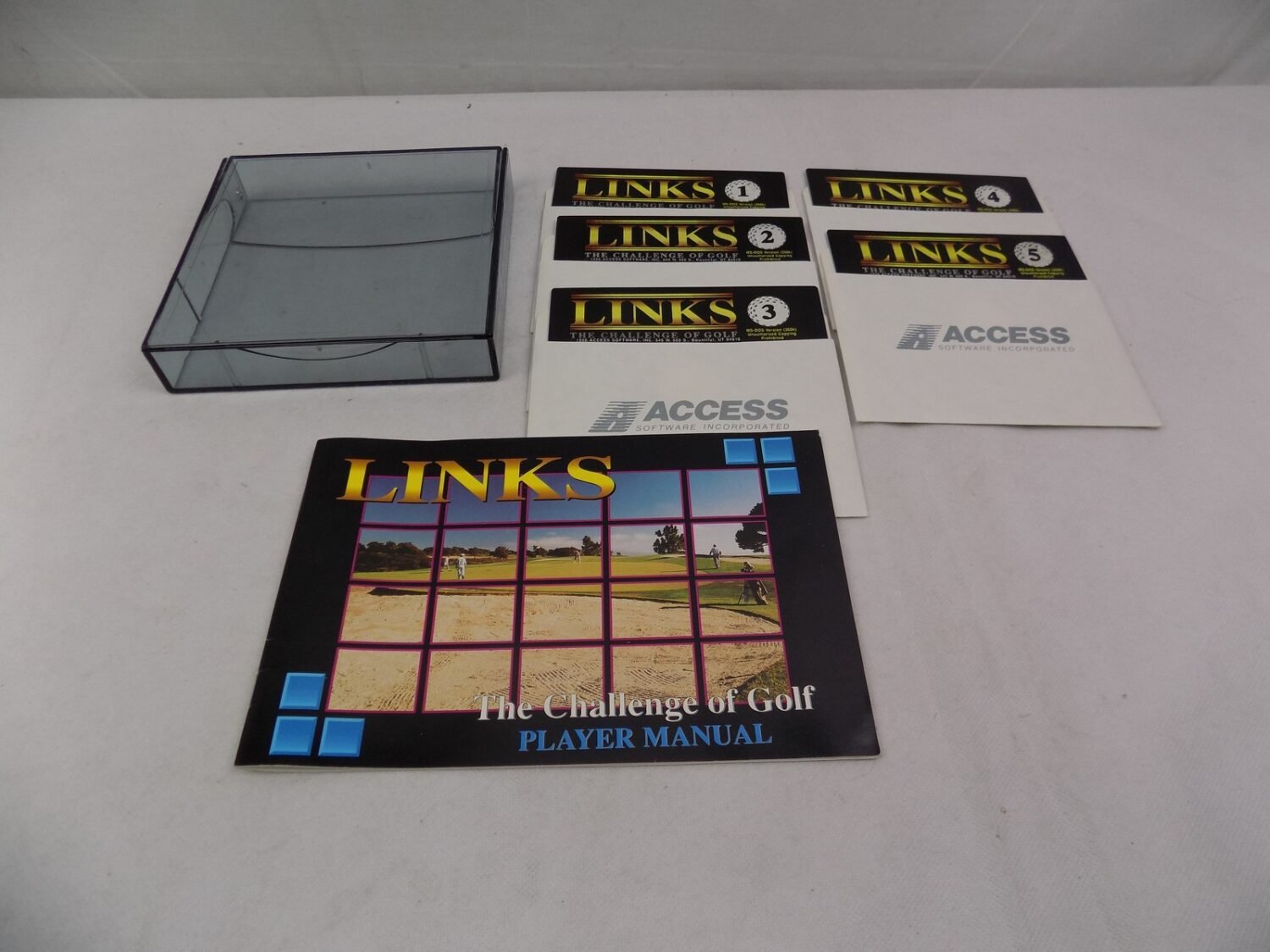 PC MS DOS Floppy Disc Links The Challenge of Golf - Starboard Games