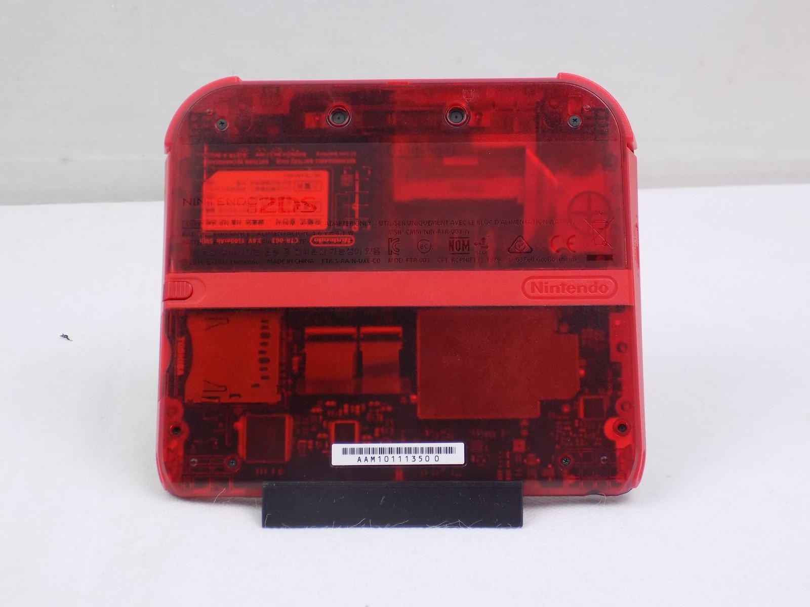 Nintendo 2DS Clear Pokemon Omega Ruby Handheld Console - Starboard Games