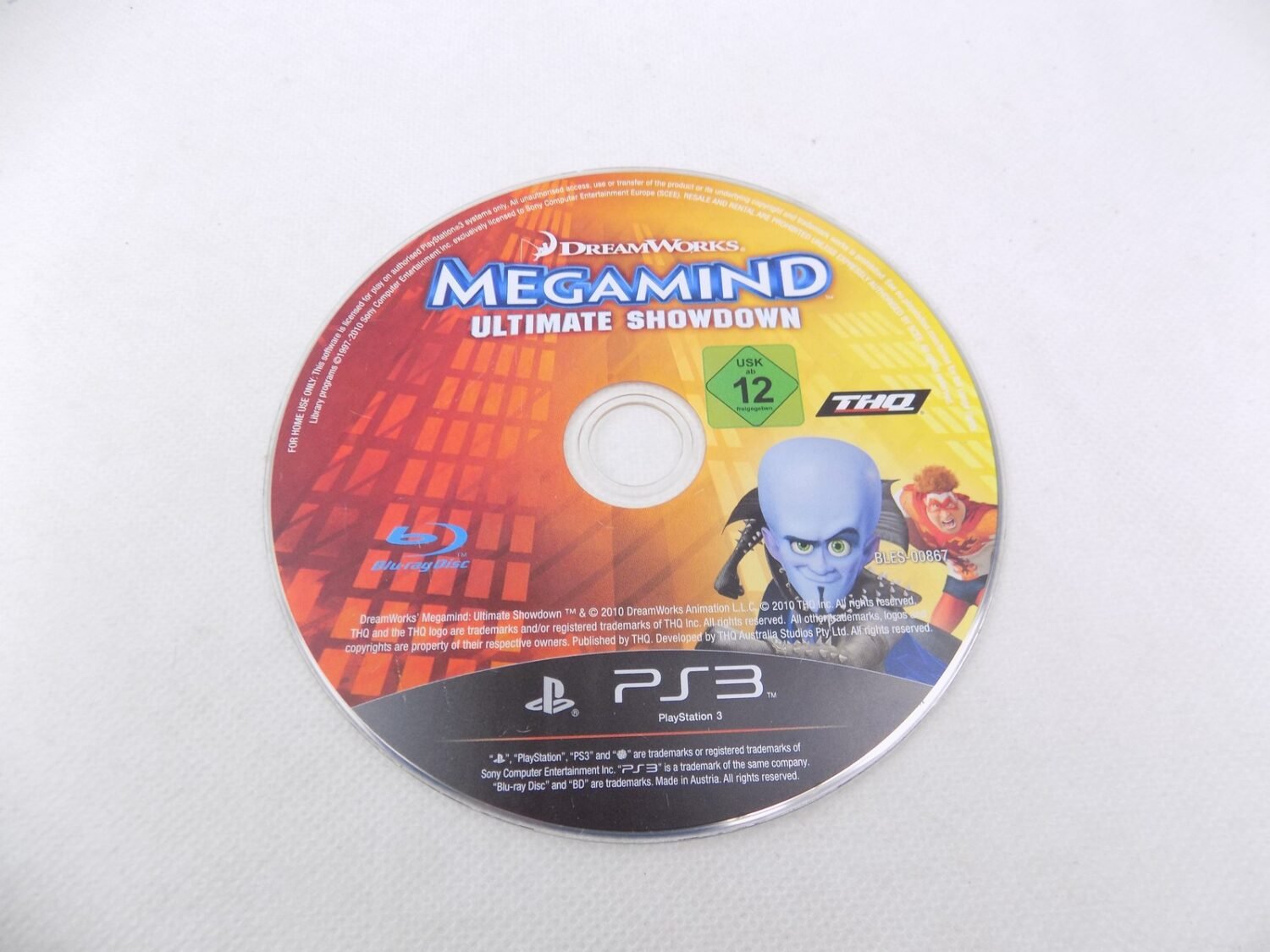 Mint Disc Only Playstation 3 PS3 Megamind Ultimate Showdown - Starboard ...