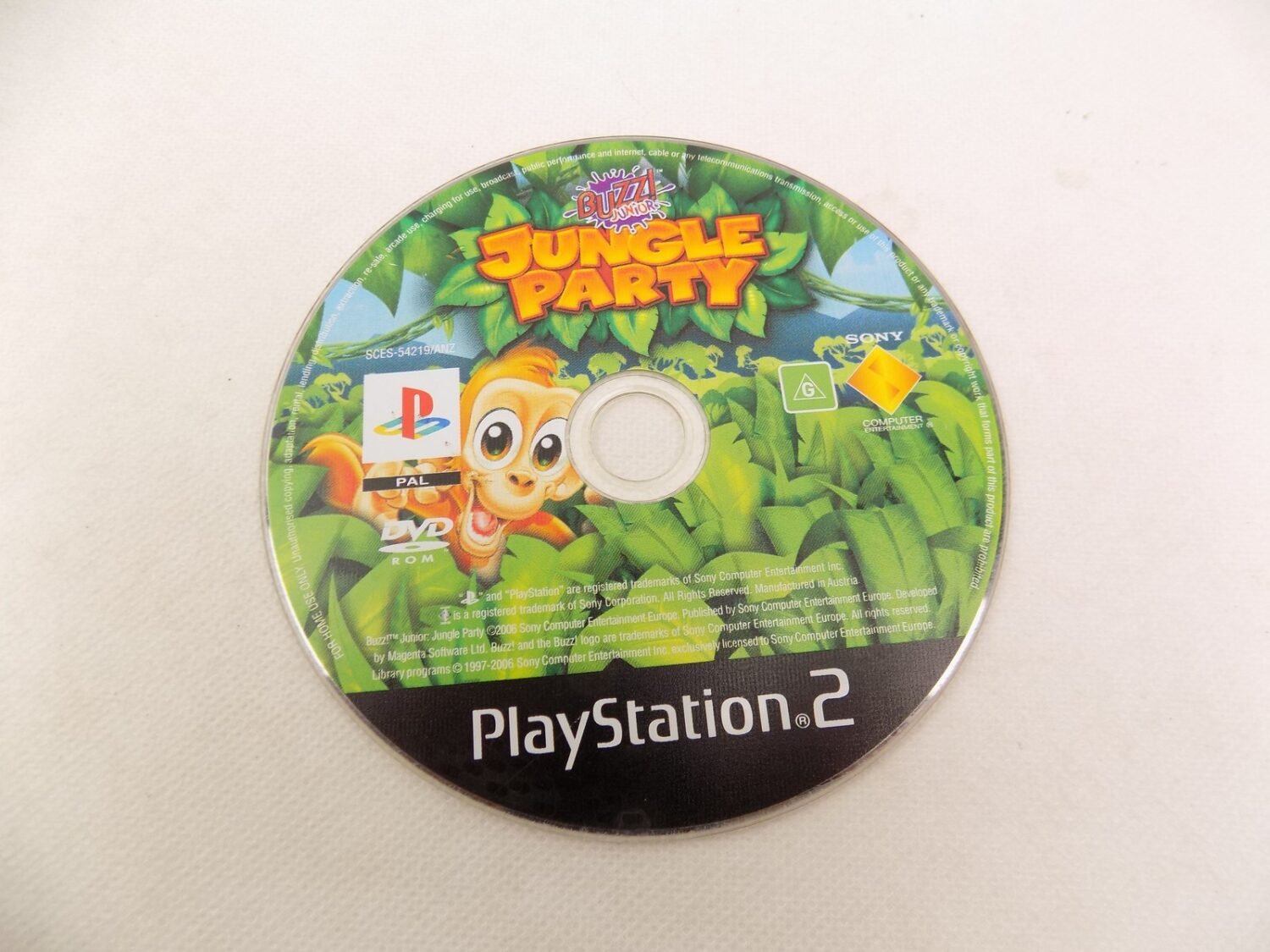 Mint Disc Only Playstation 2 PS2 Buzz Junior Jungle Party - Free ...