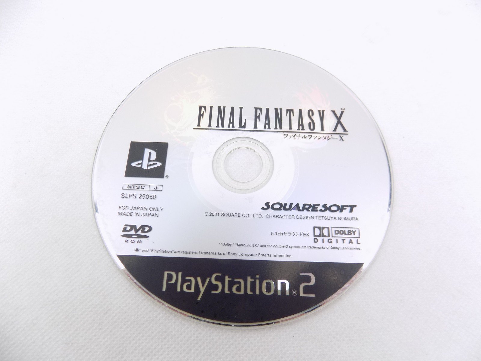 Mint Disc Only Playstation 2 PS2 Final Fantasy X - 312 NTS - Starboard ...