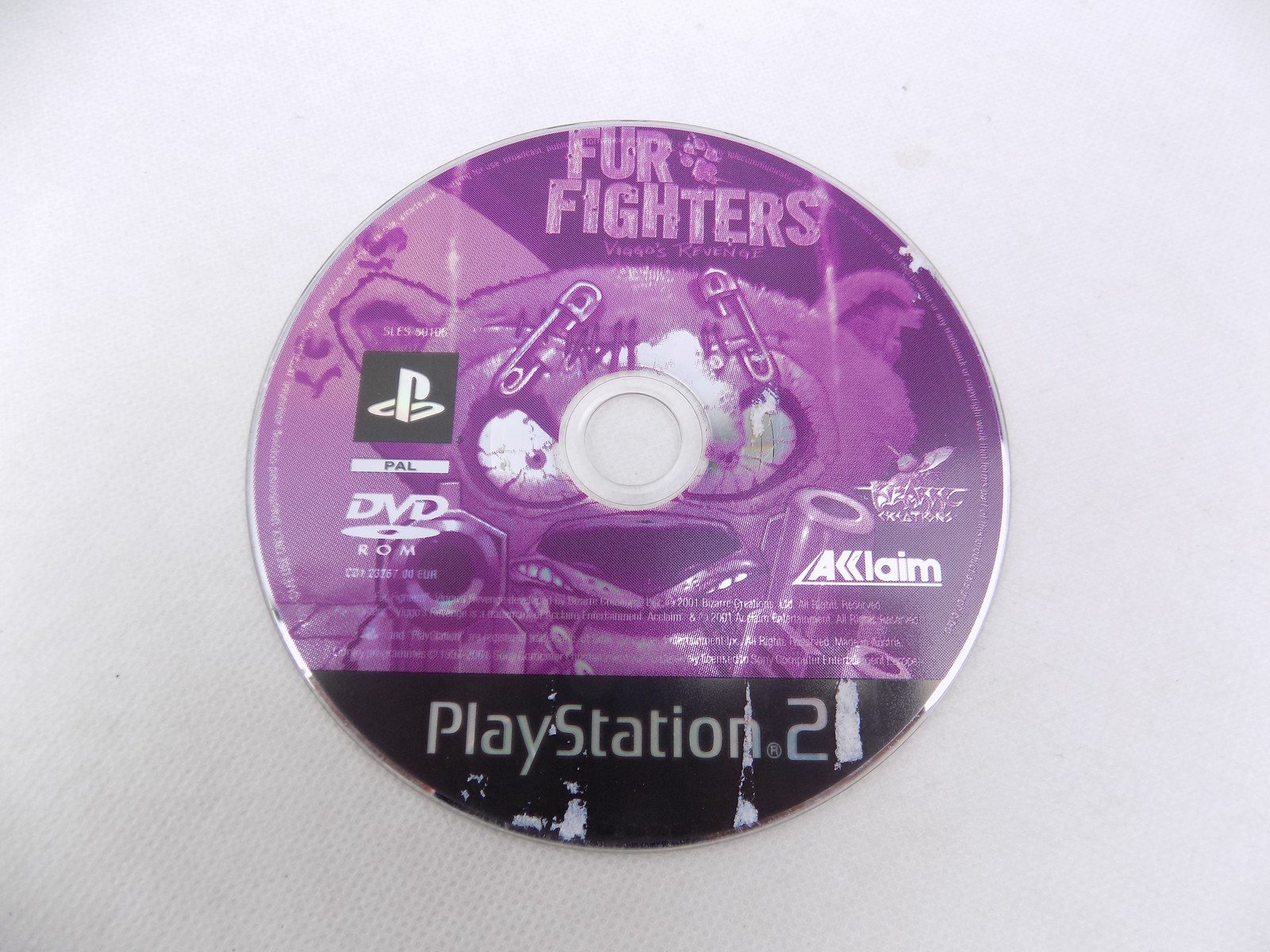 Mint Disc Only Playstation 2 PS2 Fur Fighters - Starboard Games